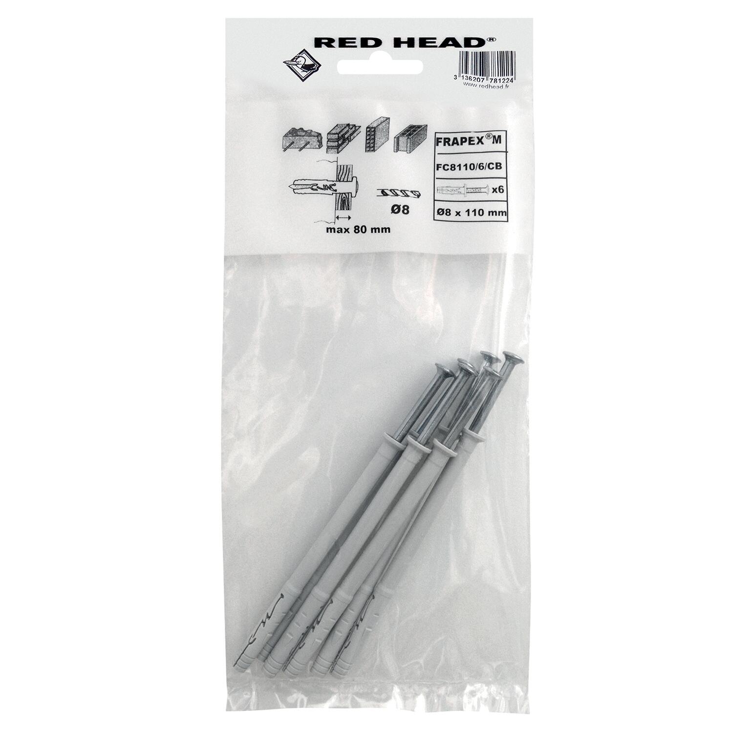 6 tacos para cualquier tipo de pared de de mm y mm de ø | Leroy Merlin