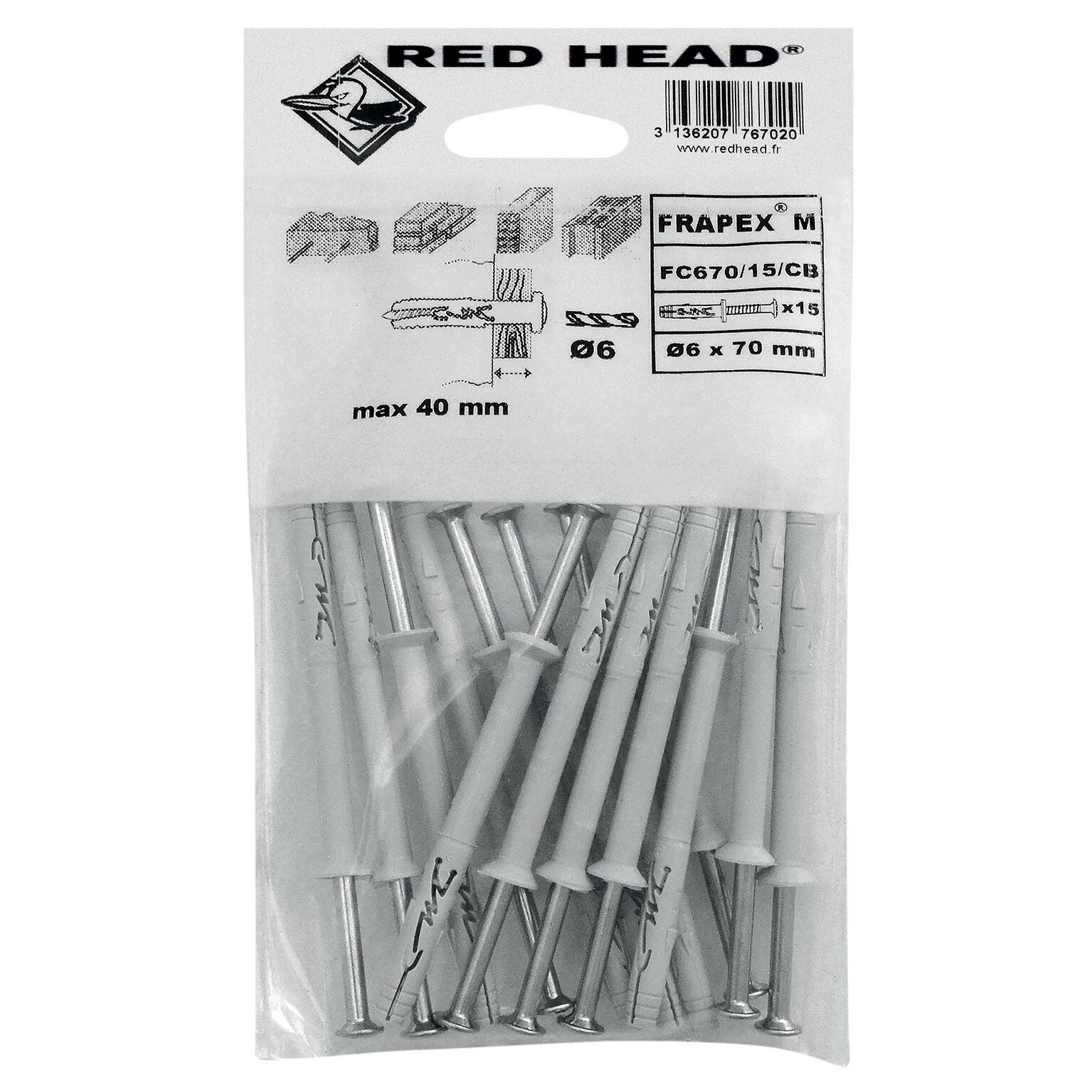 15 tacos para cualquier tipo de pared de de mm y mm de ø | Leroy Merlin