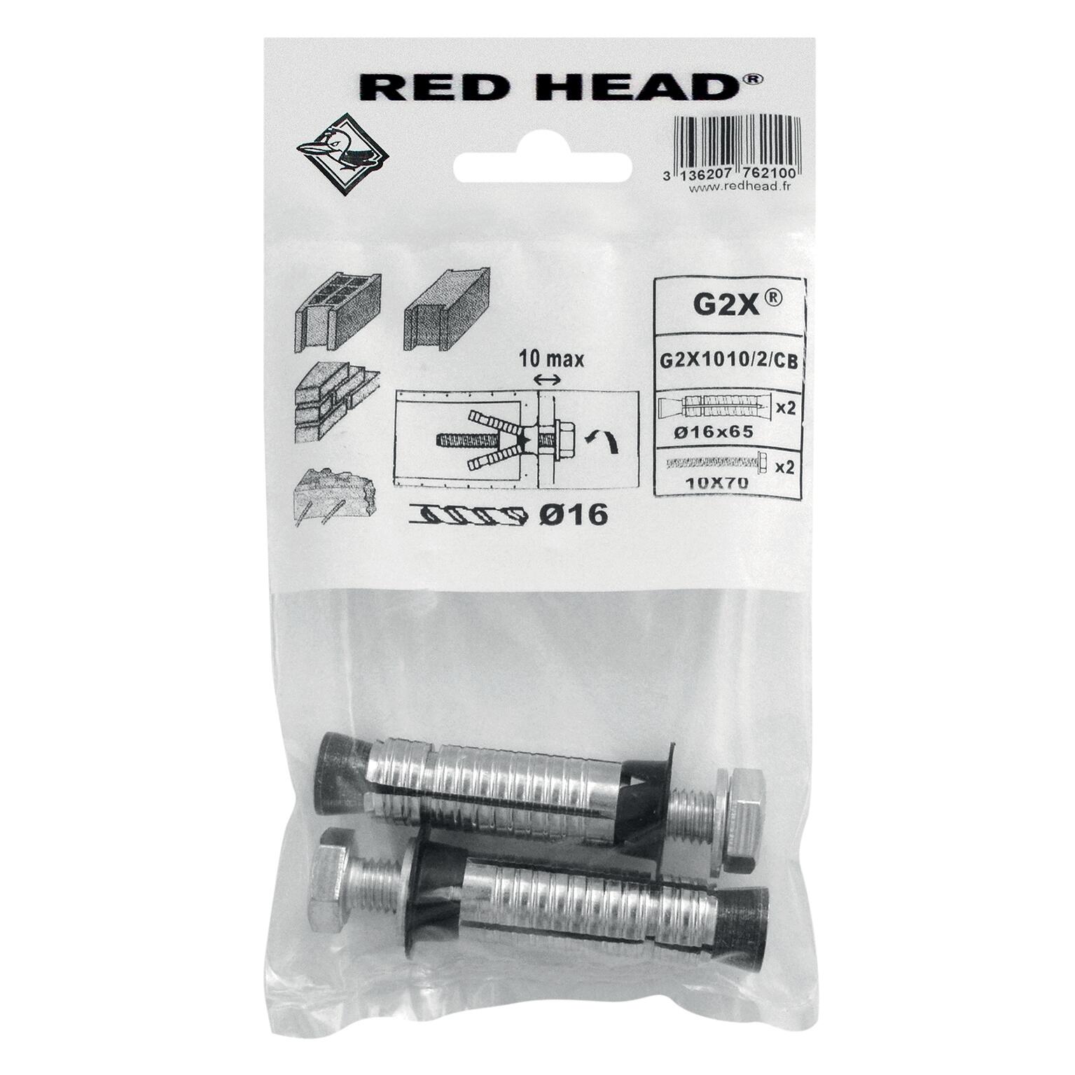 2 tacos para cualquier tipo de pared de de mm y mm de ø | Leroy Merlin