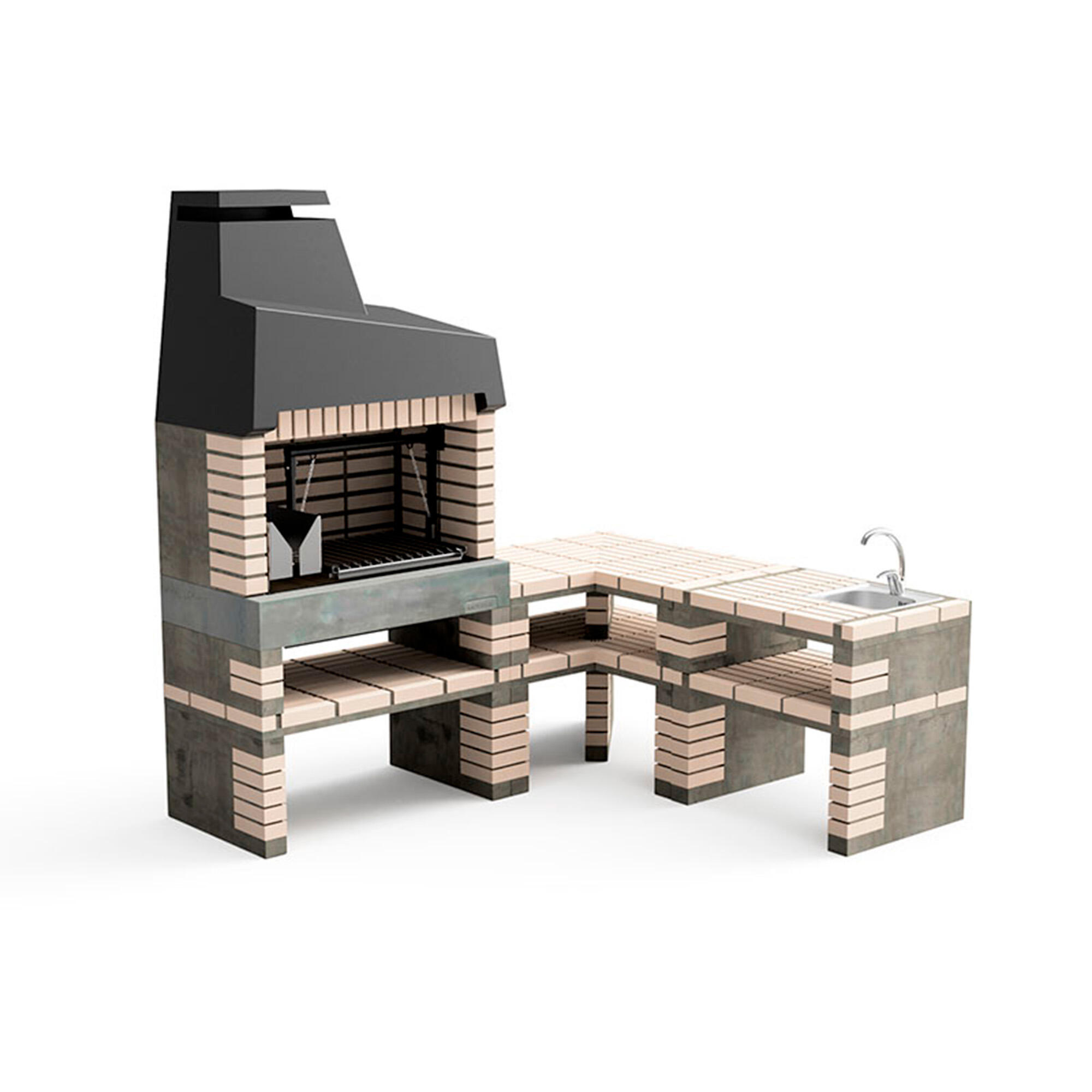 Cocina exterior california plus xl esquina p3 | Leroy Merlin