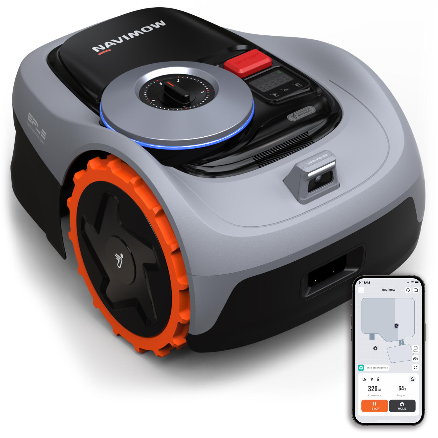 Robot tondeuse SEGWAY I105E NAVIMOW | Leroy Merlin