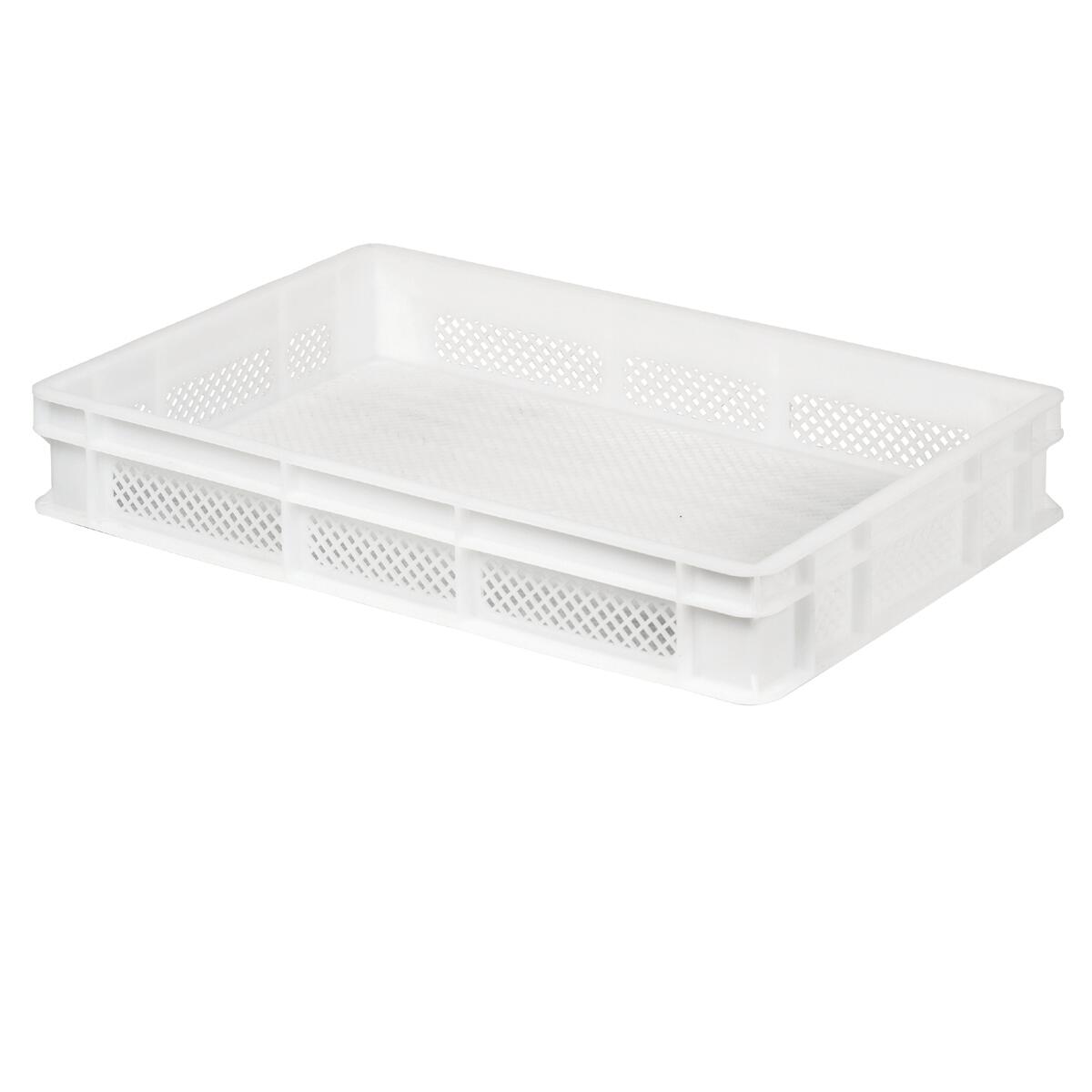 Contenitore per alimenti 18 Lt in polietilene bianco L 60 x H 10 x P 40 ...