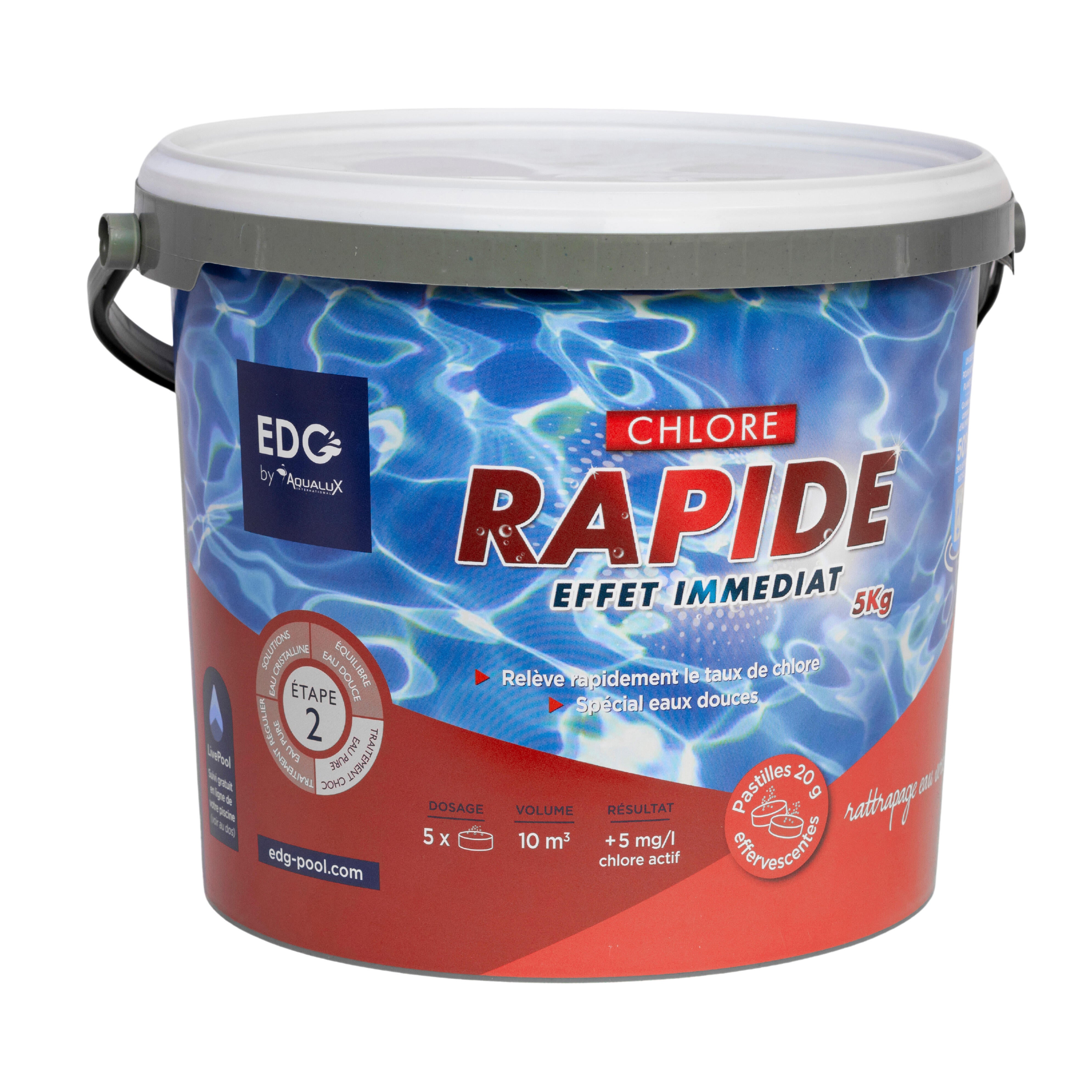 Chlore choc pastilles 20 gr / 5 kg | Bricoman