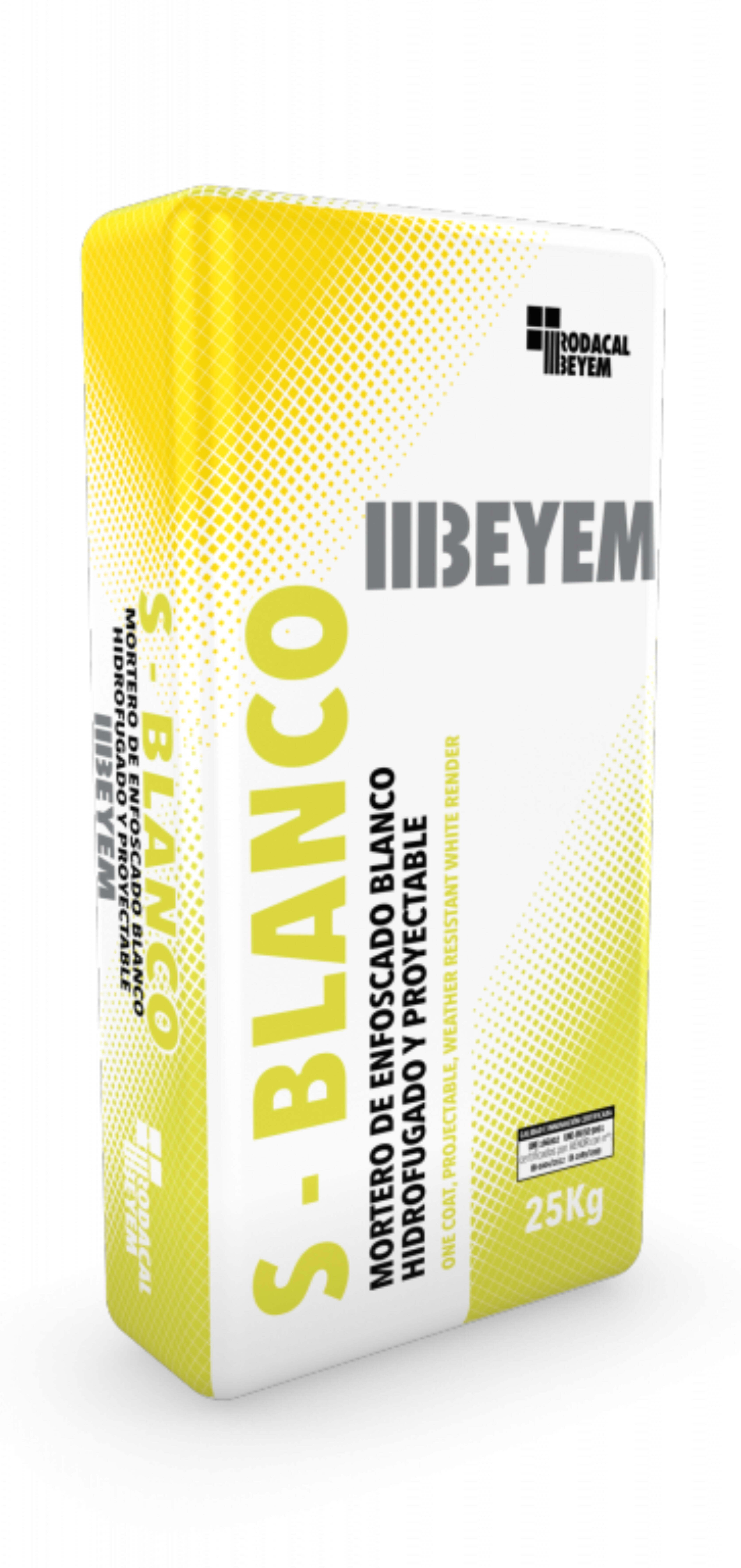 MORTERO CAL REVOCO BEYEM 25 KG BLANCO. | Obramat