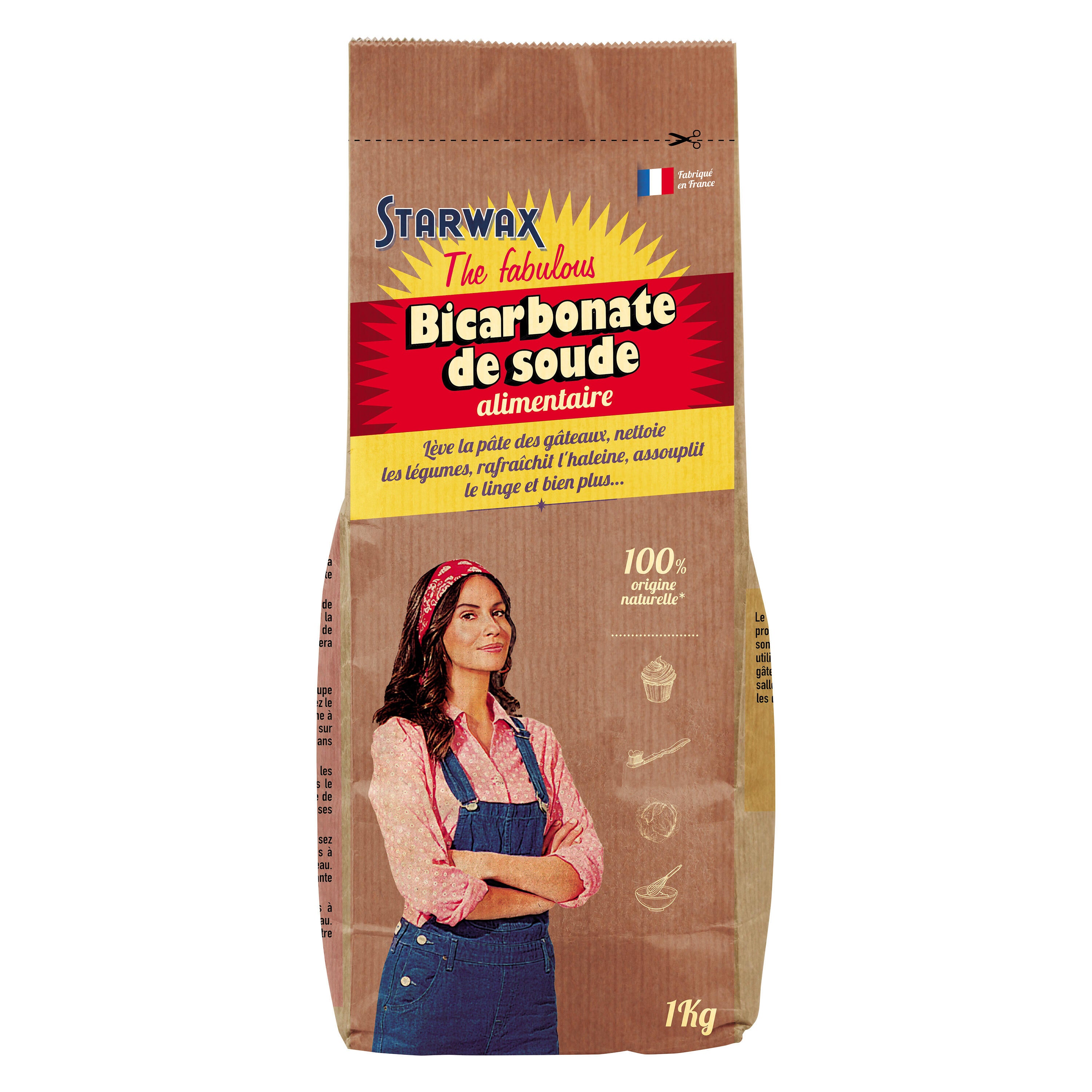 Bicarbonate de soude THE FABULOUS Alimentaire, 1Kg | Leroy Merlin