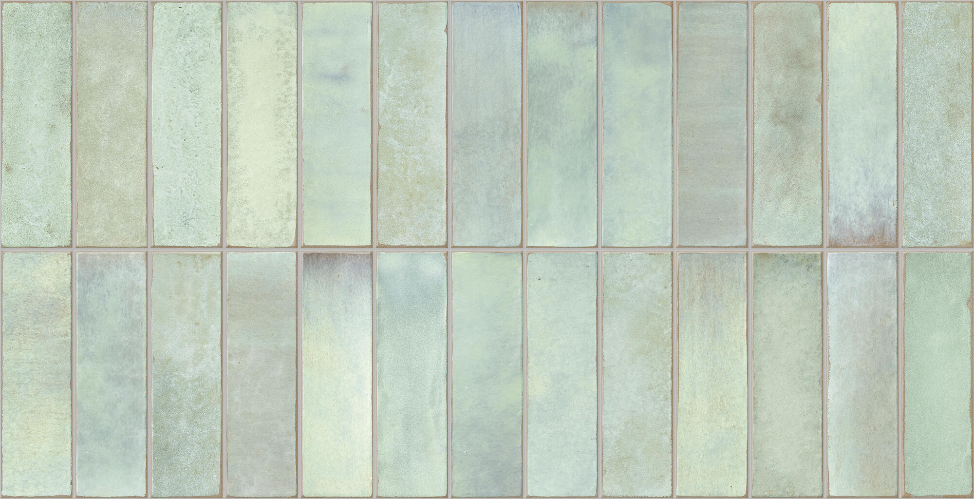 Azulejo porcelánico Deco Artis efecto relieve salvia 32x62.5 cm | Leroy ...