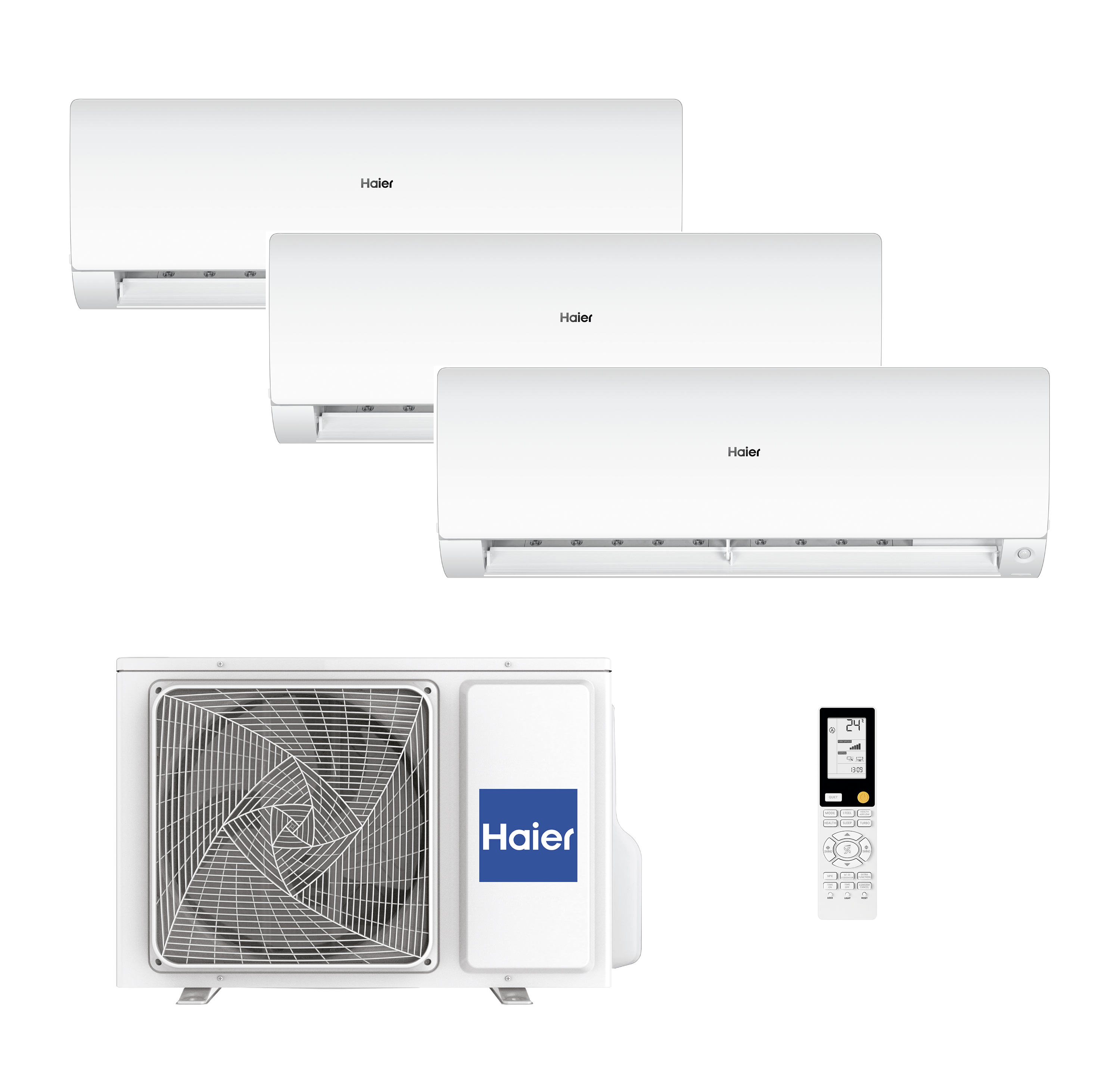Aire acondicionado multisplit 3x1 HAIER Flexis 70 Wifi 2x2000+3000 fg ...