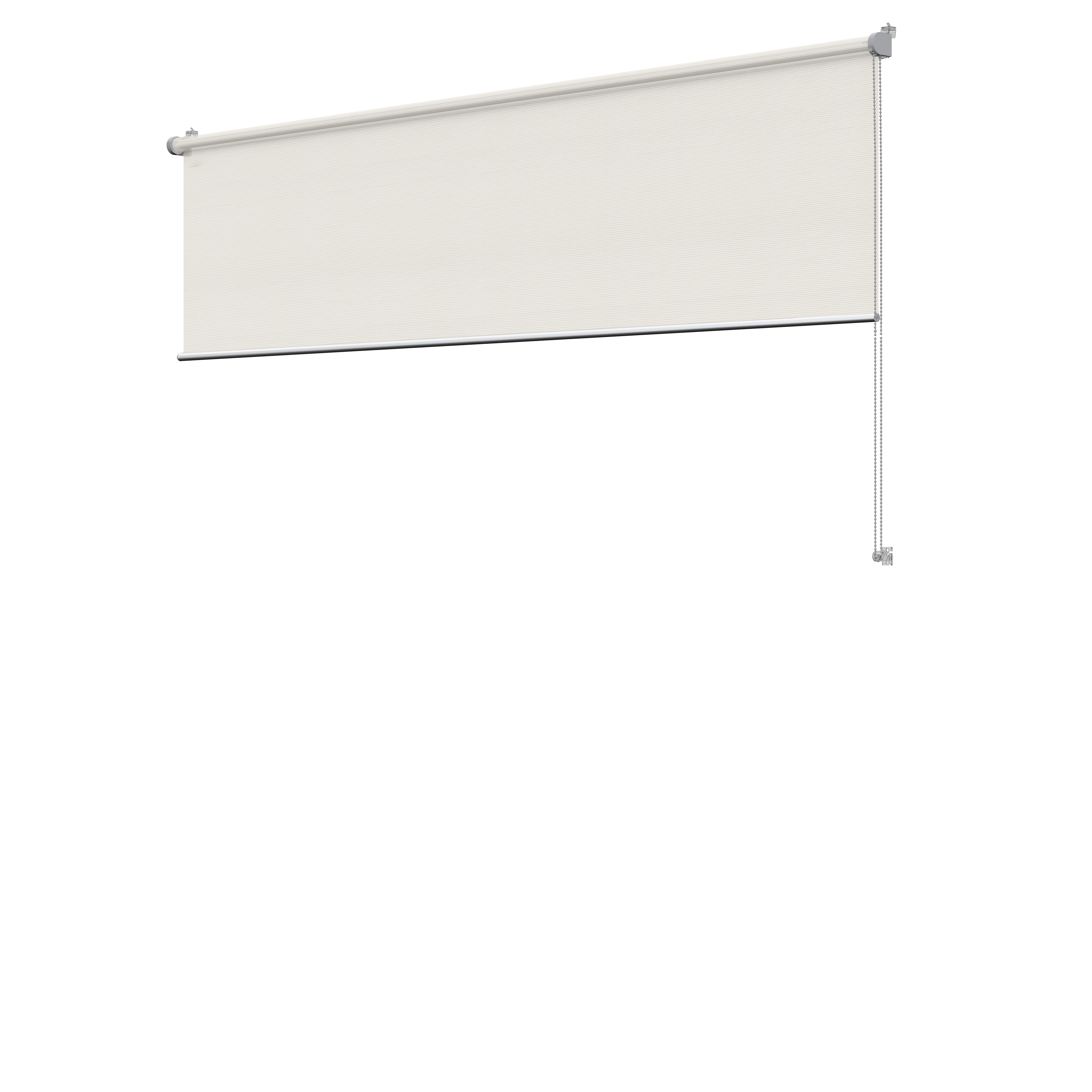 Store enrouleur tamisant 5888 transparent rayures blanches, l.45 x H ...