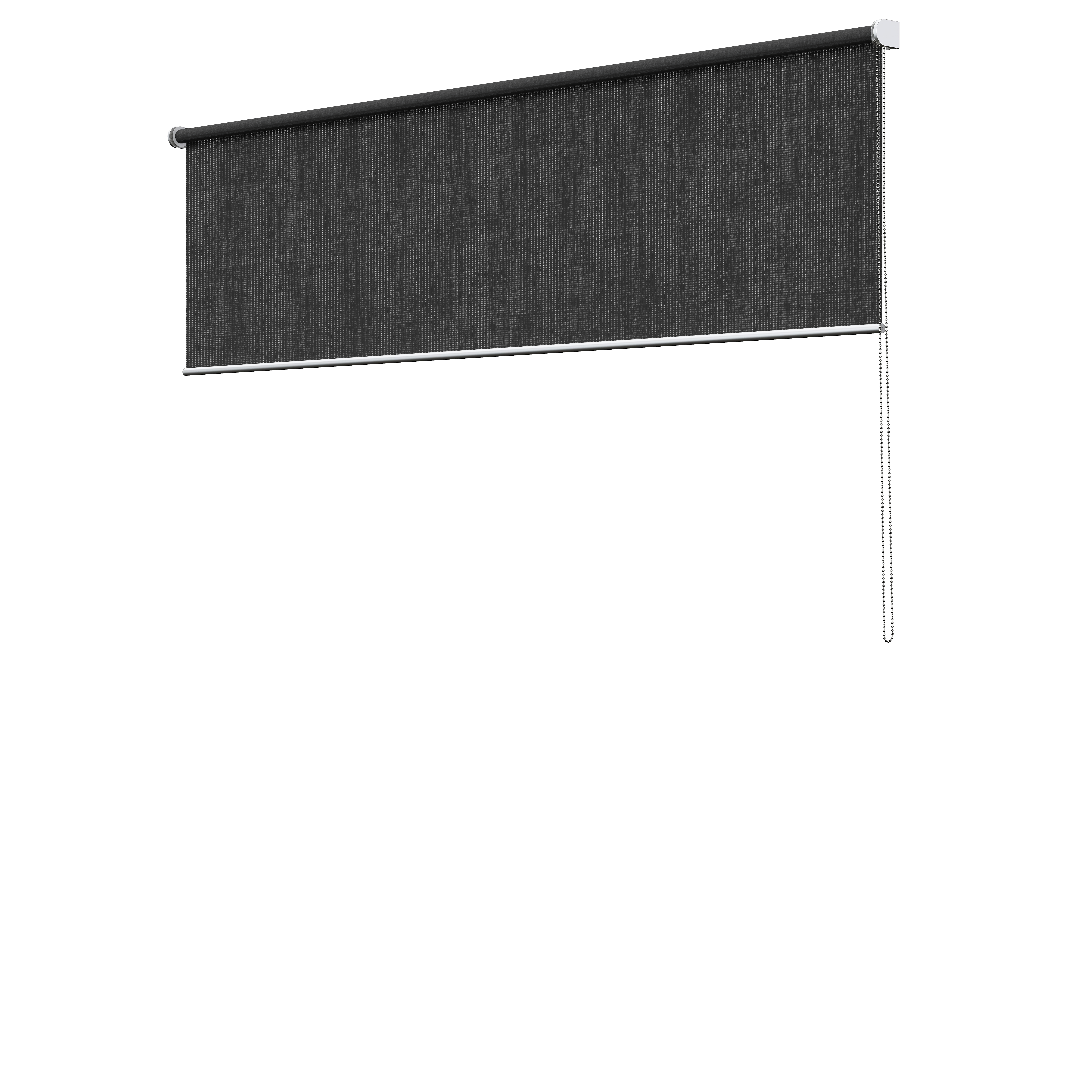 Store enrouleur tamisant 1247 transparent noir, l.65 x H.190 cm ...