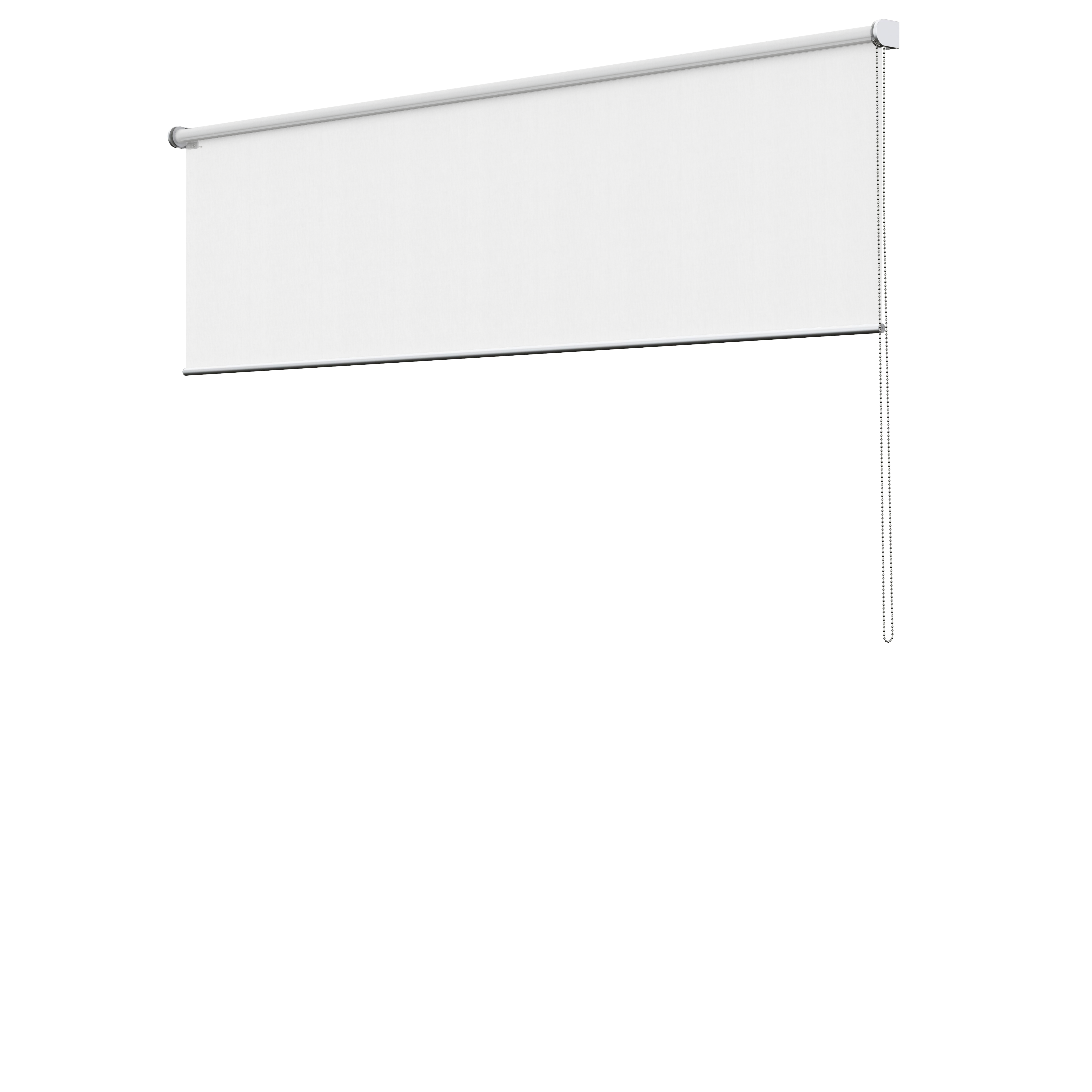 Store enrouleur tamisant 1240 transparent blanc, l.45 x H.190 cm ...