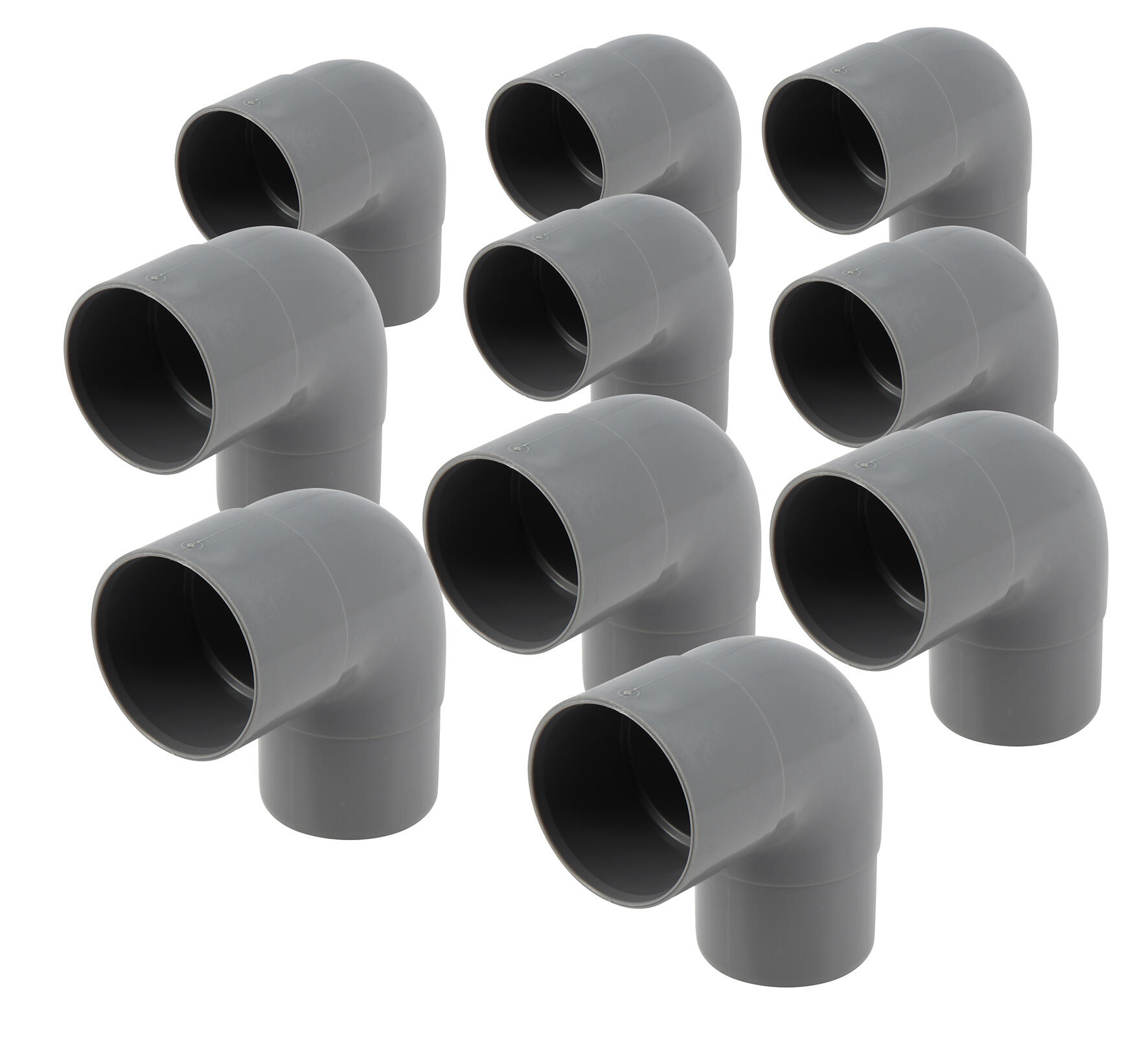 Lot de 10 coudes Mâle/Femelle, 87°, Diam. 40mm, PVC, GIRPI | Leroy Merlin