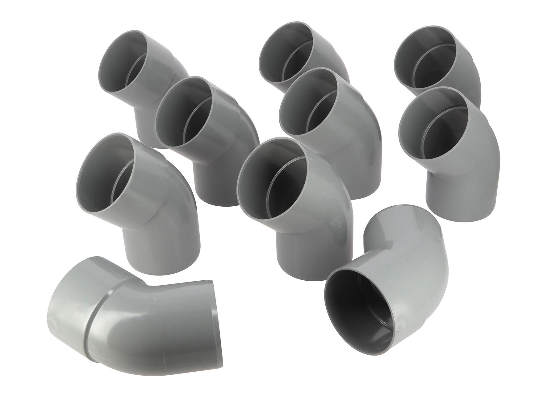 Lot de 10 coudes Mâle/Femelle, 87°, Diam.100mm, PVC, GIRPI | Leroy Merlin