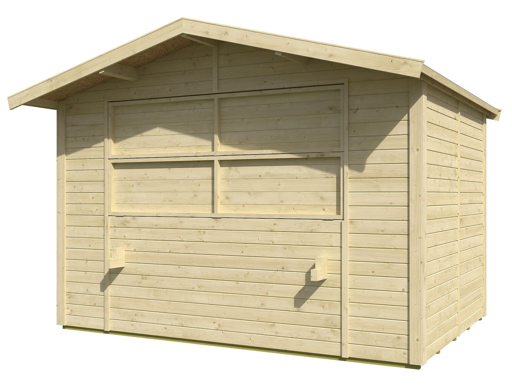 Kiosko de madera panelada 13mm Kent 5 300x200 | Leroy Merlin