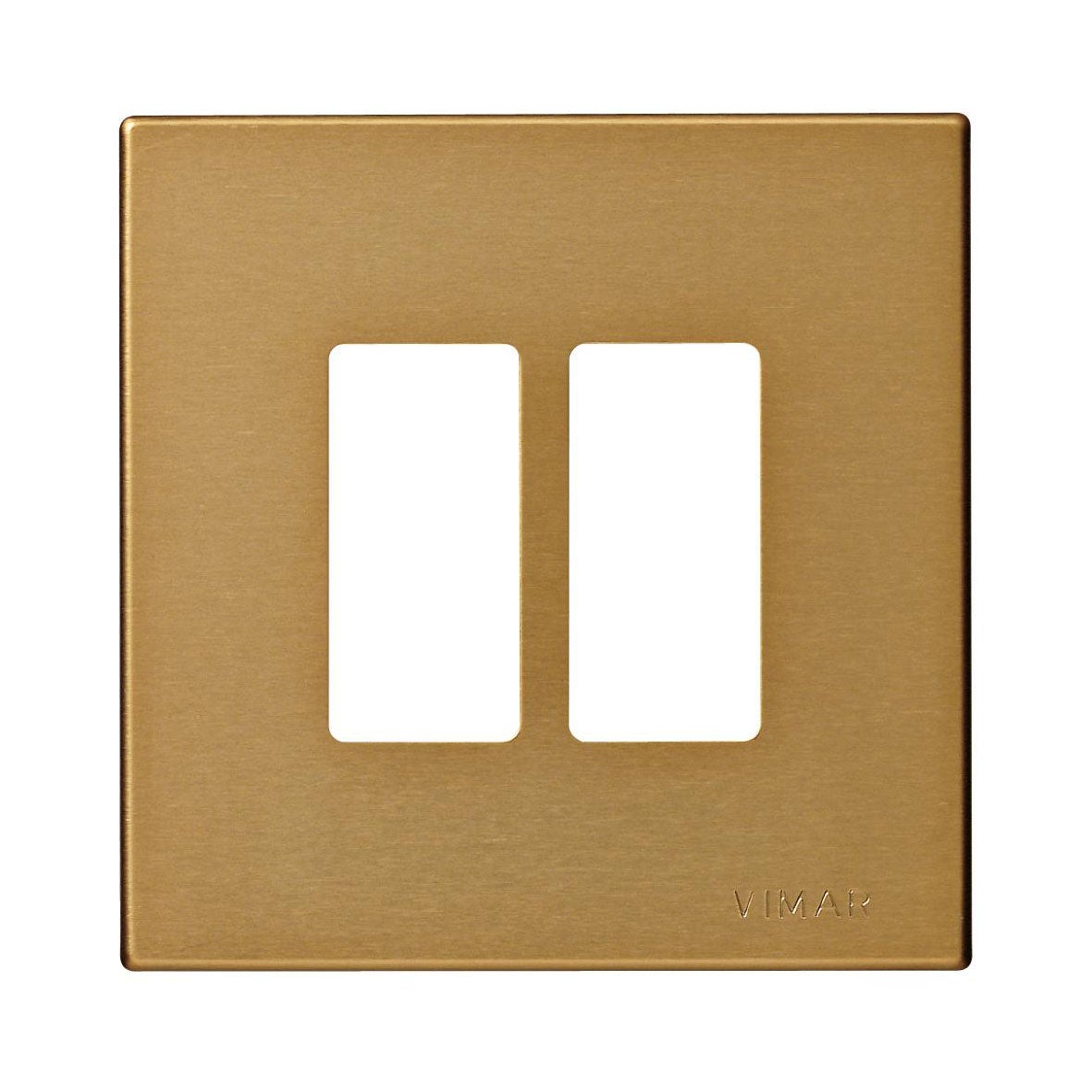 Placca 2 moduli serie 8000 VIMAR bronzo | Leroy Merlin