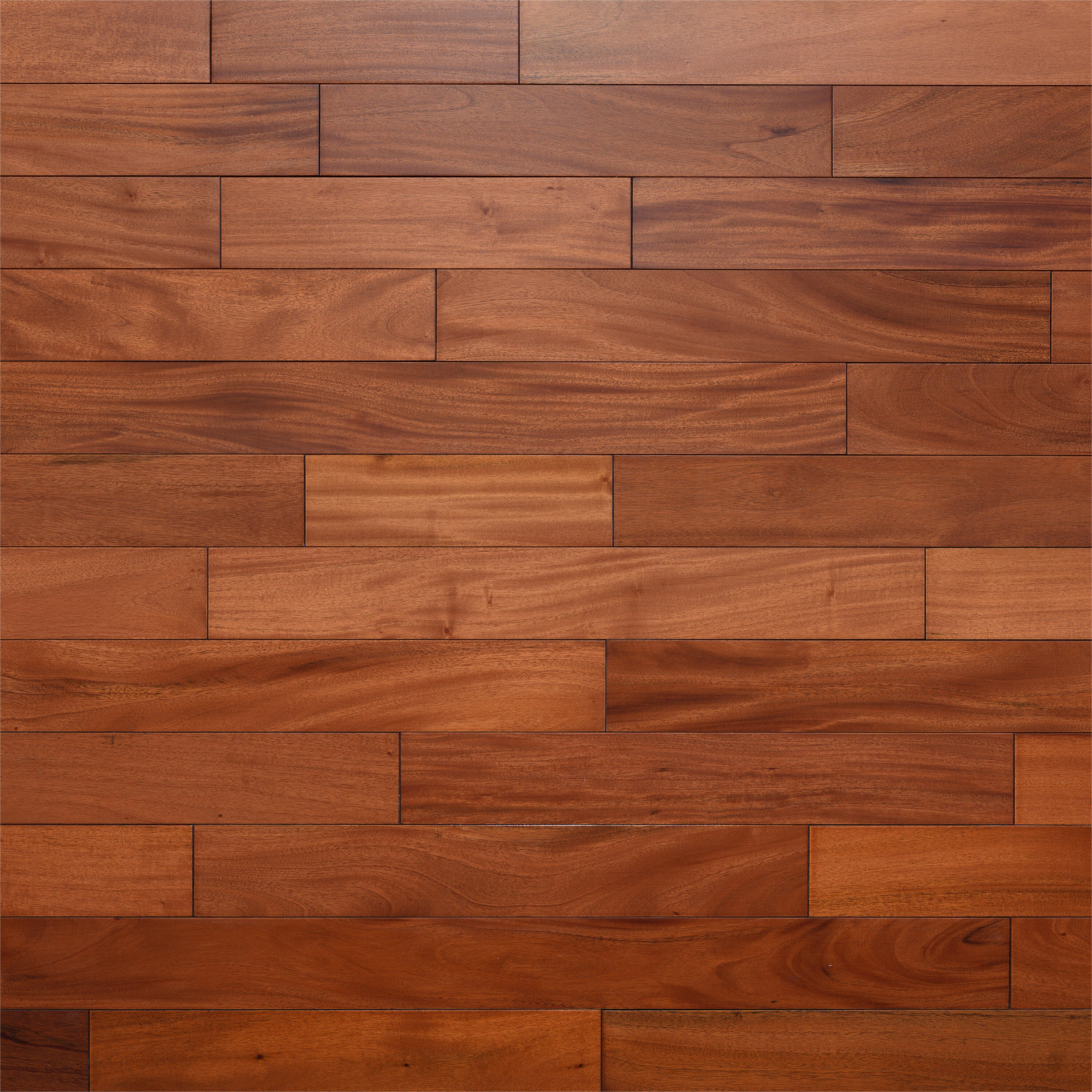 Parquet massif acajou verni S WOODFLOORING, l.9 cm | Leroy Merlin