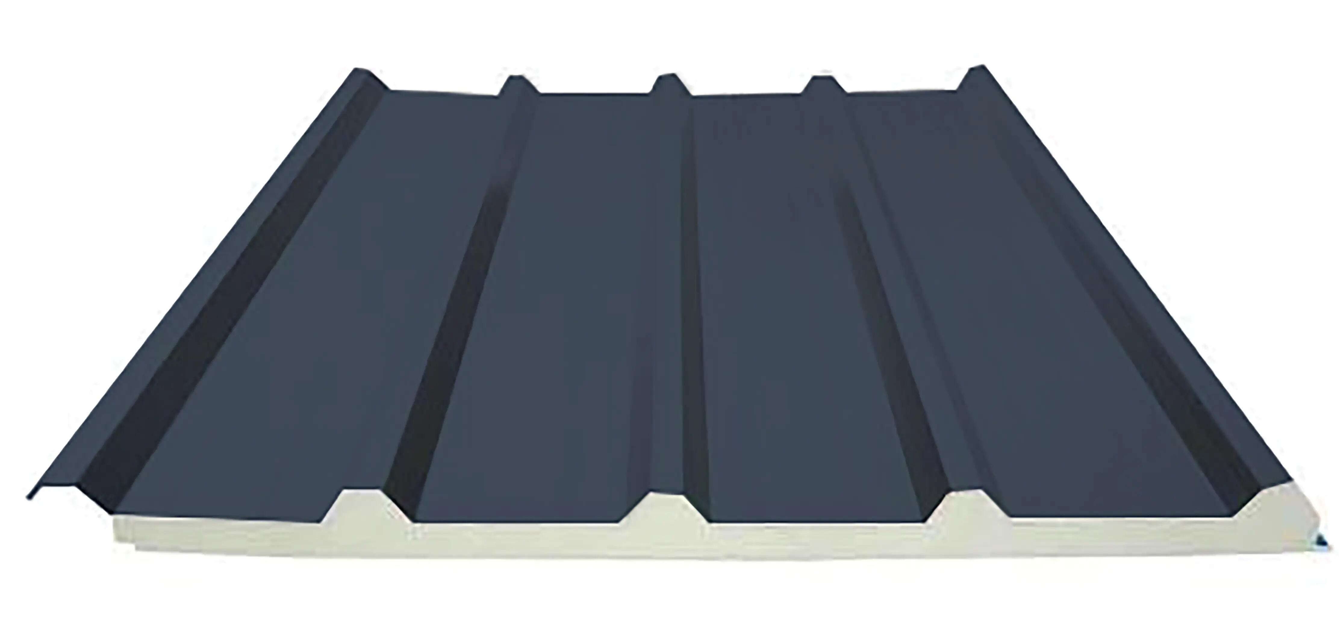 Panneau sandwich de toit RAL7016 3x1M Ep.40mm | Leroy Merlin