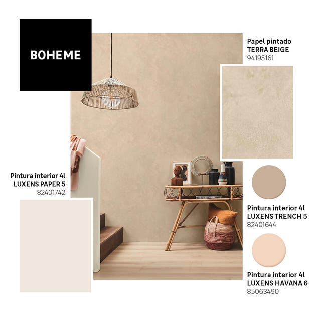 Pintura de interior salones y habitaciones LUXENS color trench 5 mate ...
