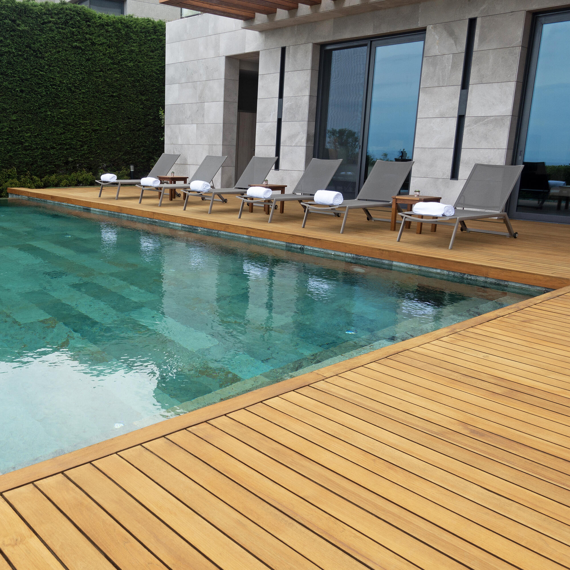 Pack 5 lamas madera Tropical amarillo 9x180 cm y 19 mm | Leroy Merlin