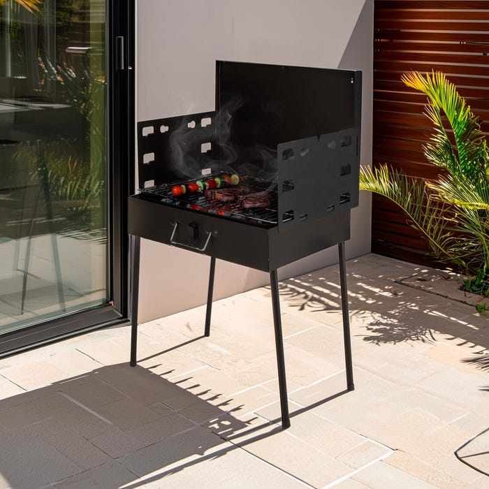 Barbacoa Camping para carbón recomendado para 4-5 personas | Leroy Merlin