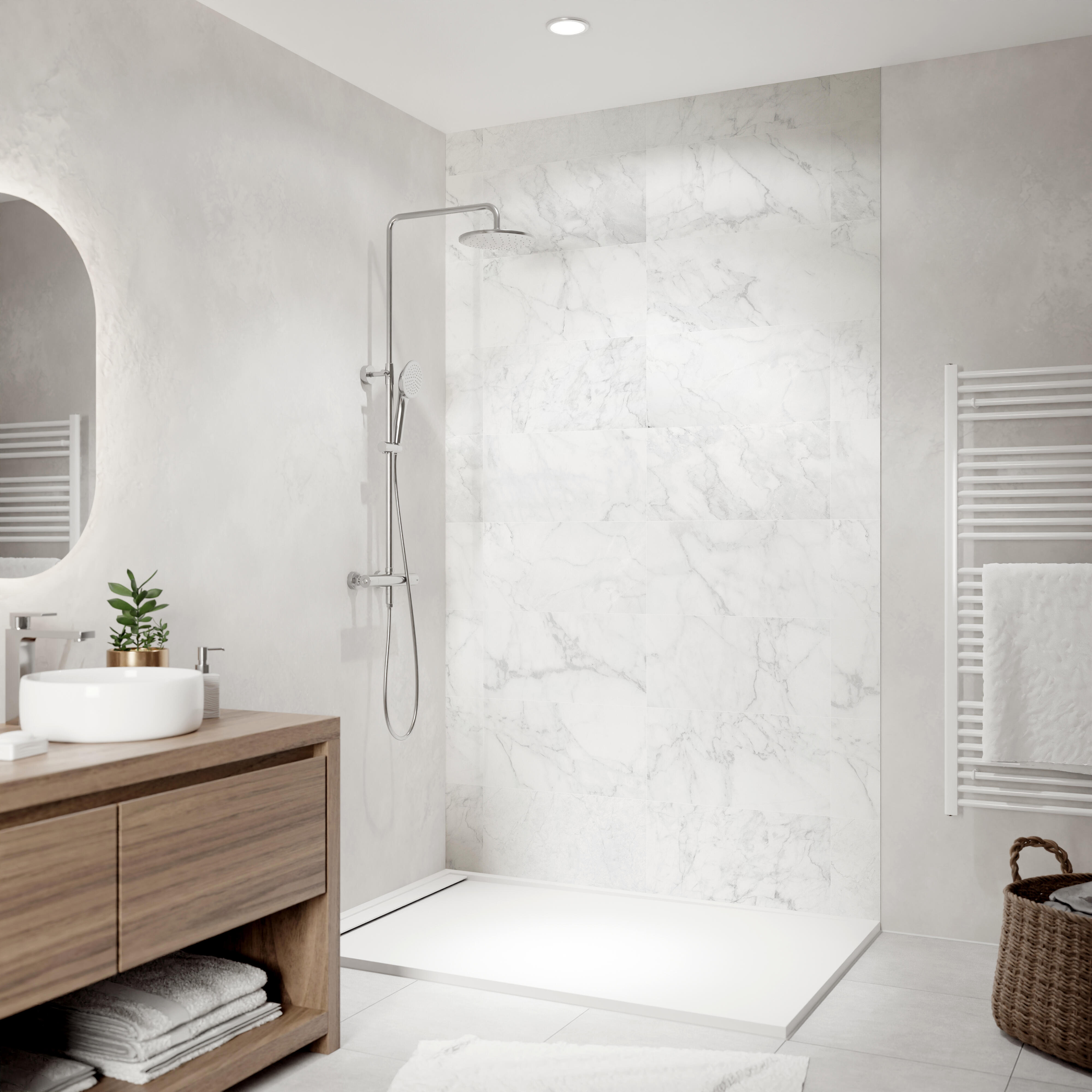 Panneau mural MURANO finition brilliante L.150 cm x H.255 cm | Leroy Merlin