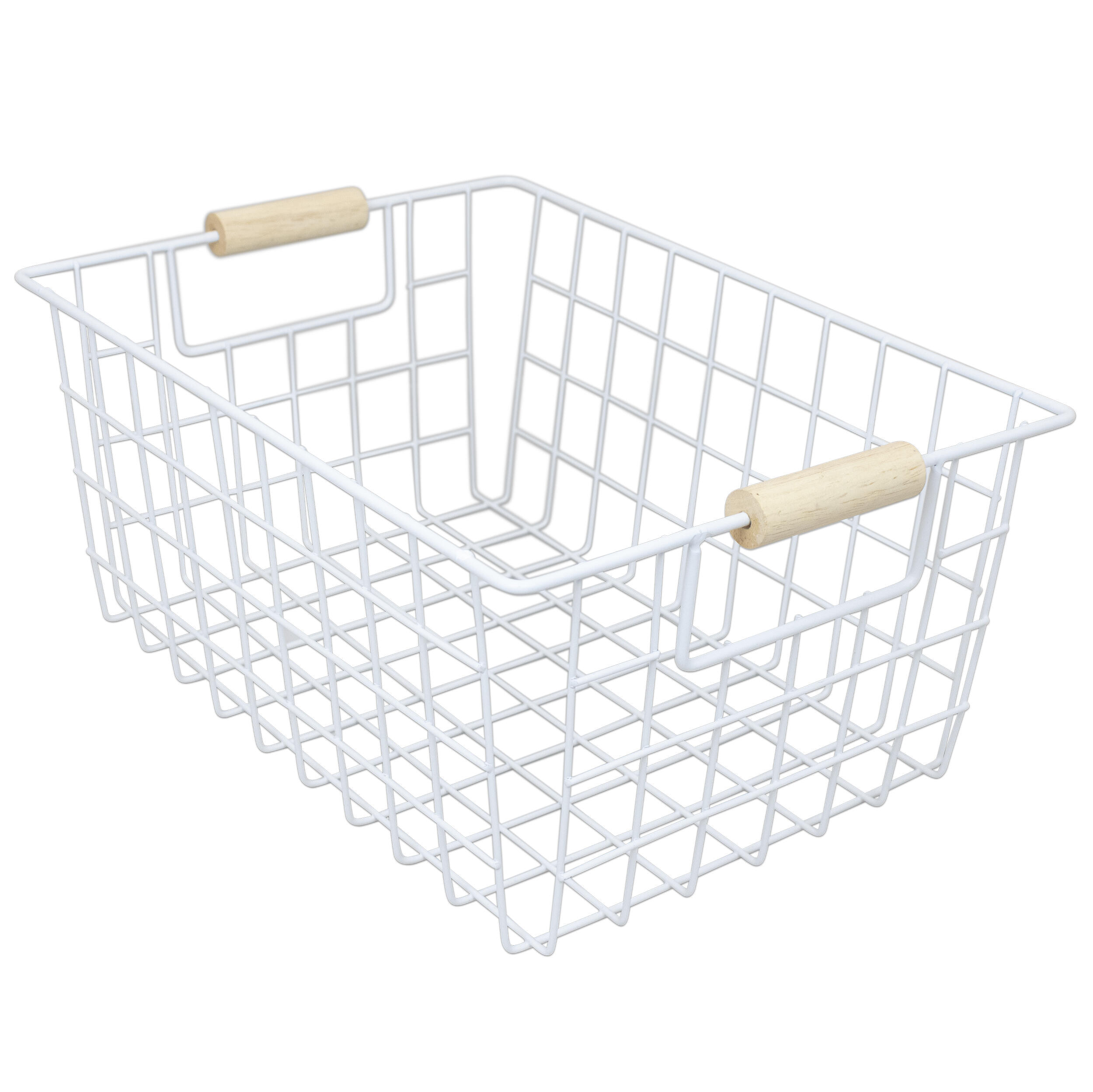 Panier blanc l.33 x P.23 x H.15 cm | Leroy Merlin