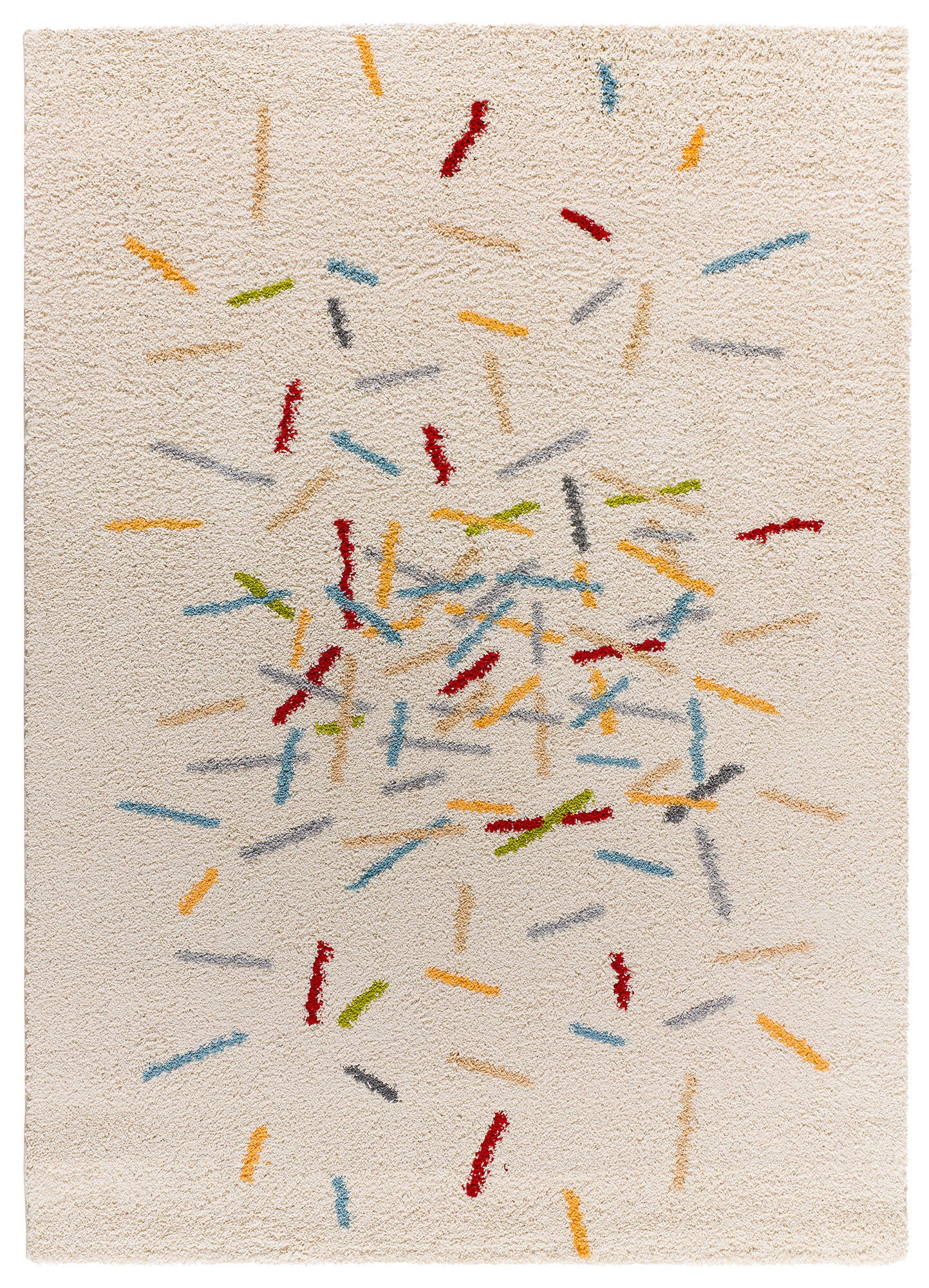 Alfombra polipropileno pelo largo UNIVERSAL XXI Bremen 8825 geométrico ...