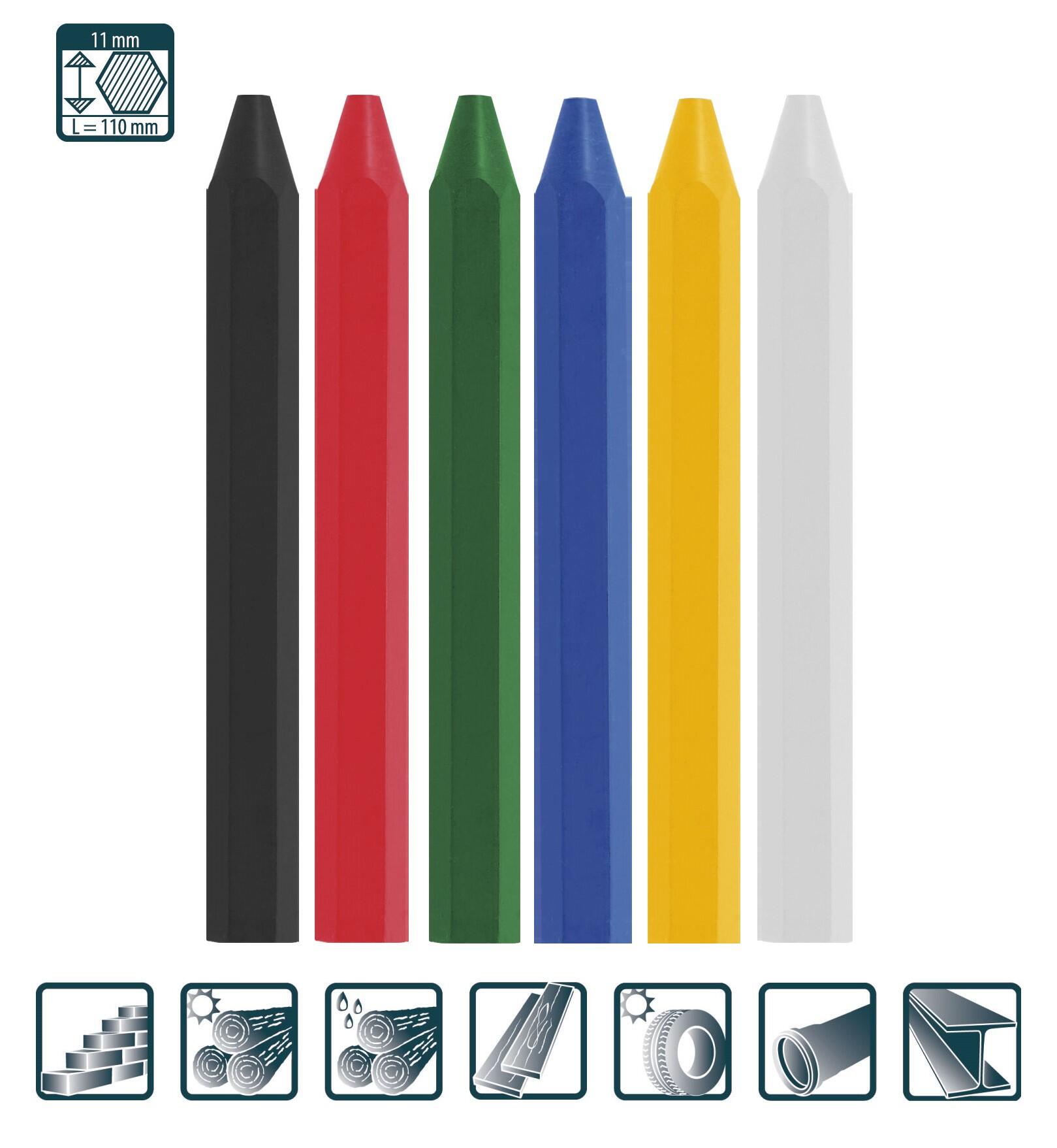 Packs de 72 crayons PICA 591/36 verde | Leroy Merlin