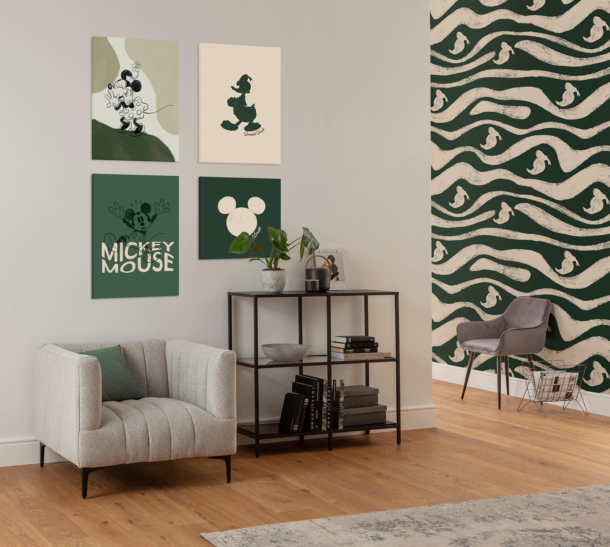 Toile Imprimée Disney Minnie Mouse Laughing l.30 x H.40 | Leroy Merlin