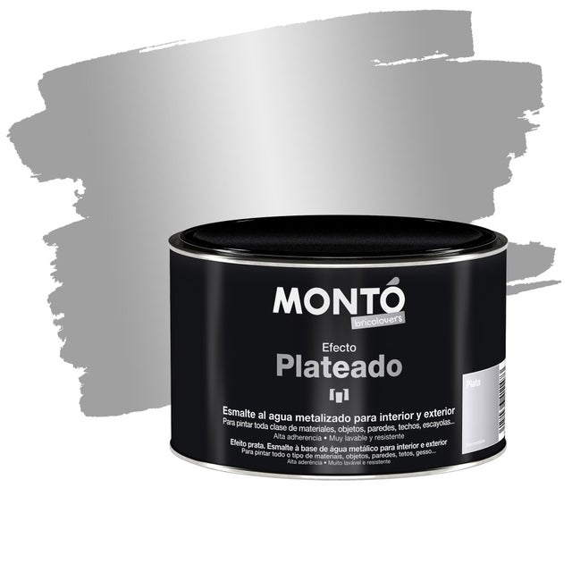 Pintura plata metalizada: brillo y fácil aplicación
