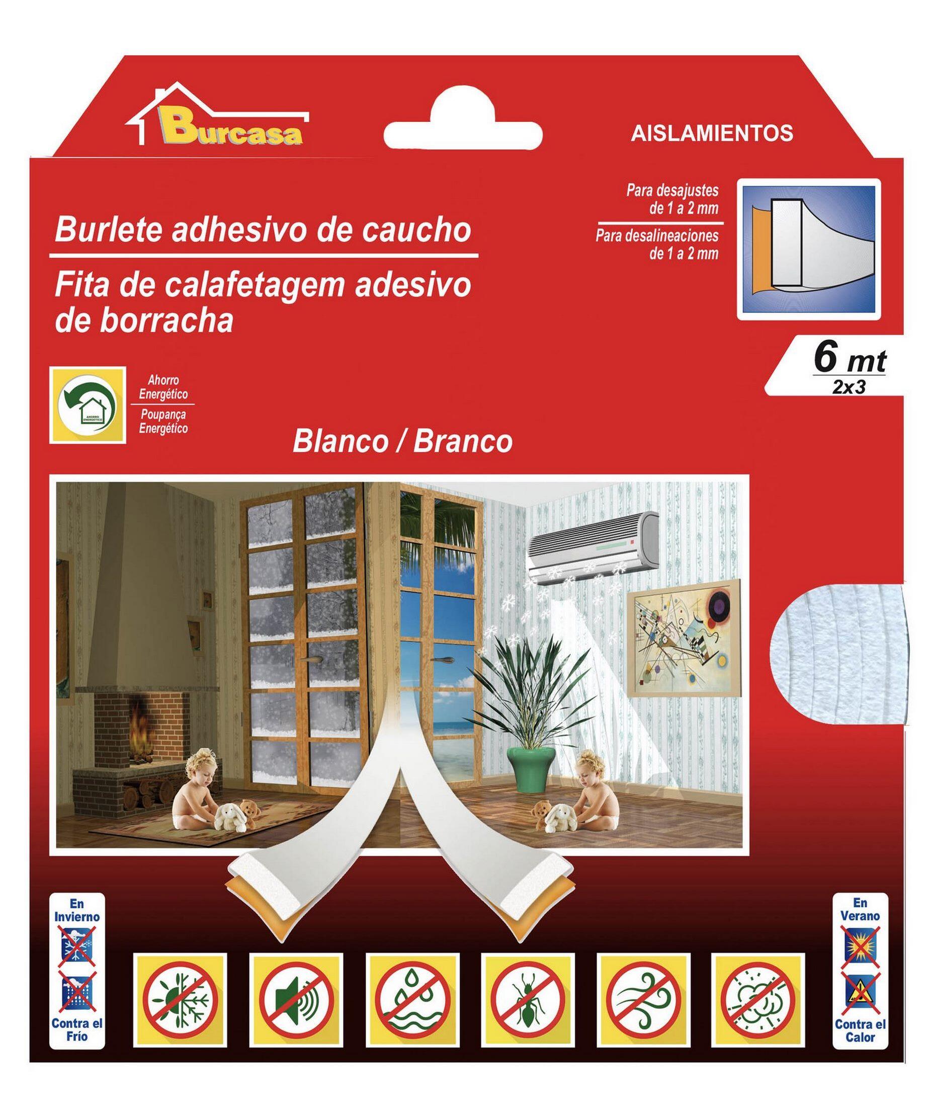 Burlete caucho perfil I 6m blanco | Leroy Merlin