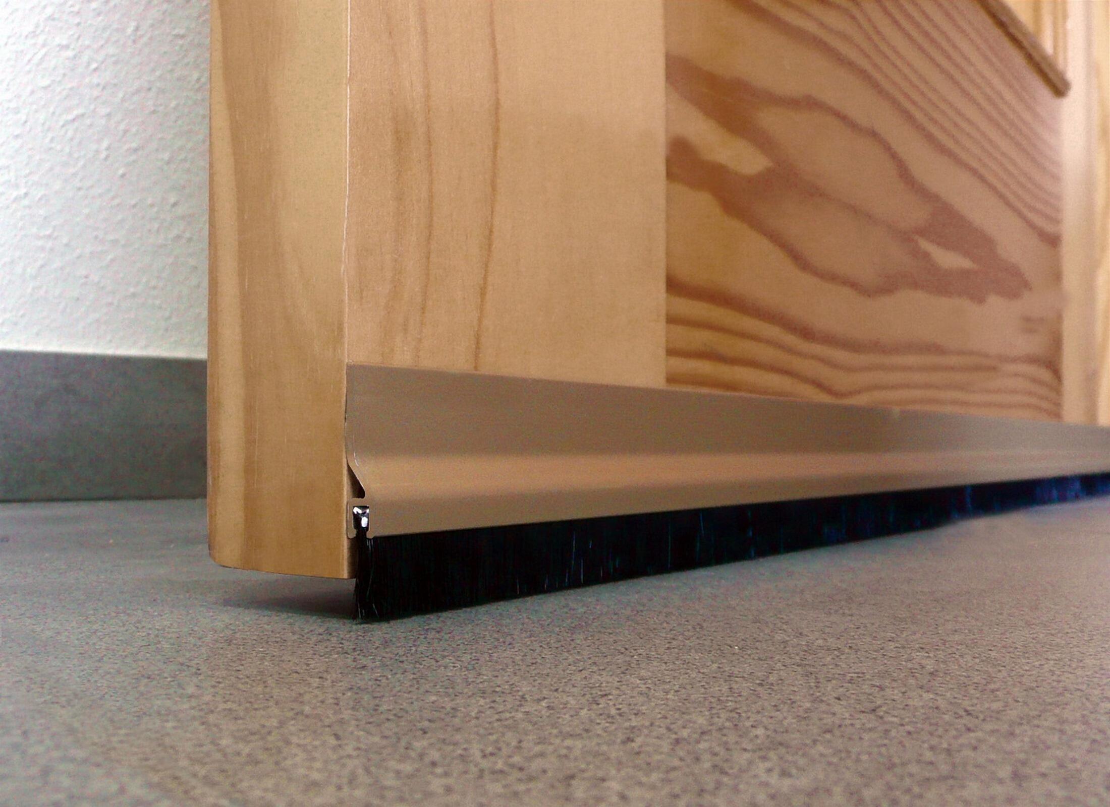 Burlete de puerta adhesivo interior BURCASA aluminio en color amarillo ...