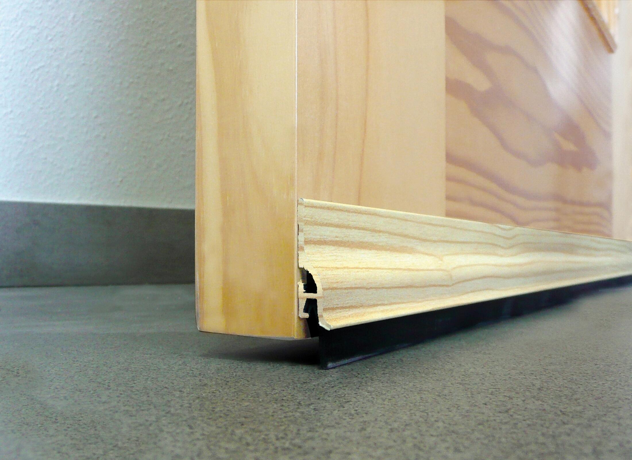 Burlete de puerta adhesivo interior BURCASA aluminio labio en color ...