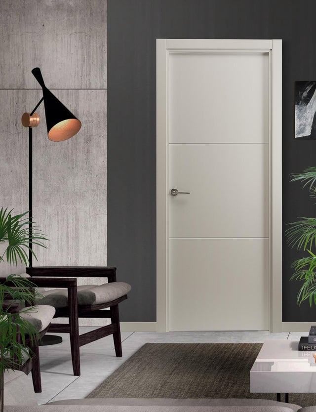 Puerta maciza: Resistencia y estilo en interiores