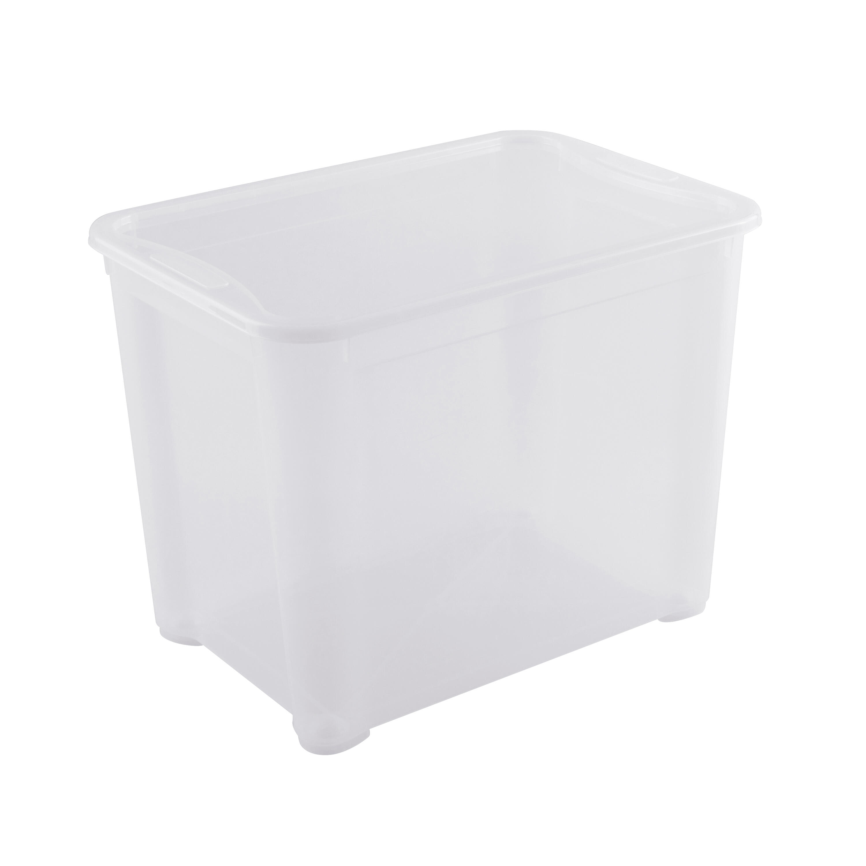 Contenitore T Box XL 65LT L 55.5 x H 42.5 x P 39 cm trasparente | Leroy ...