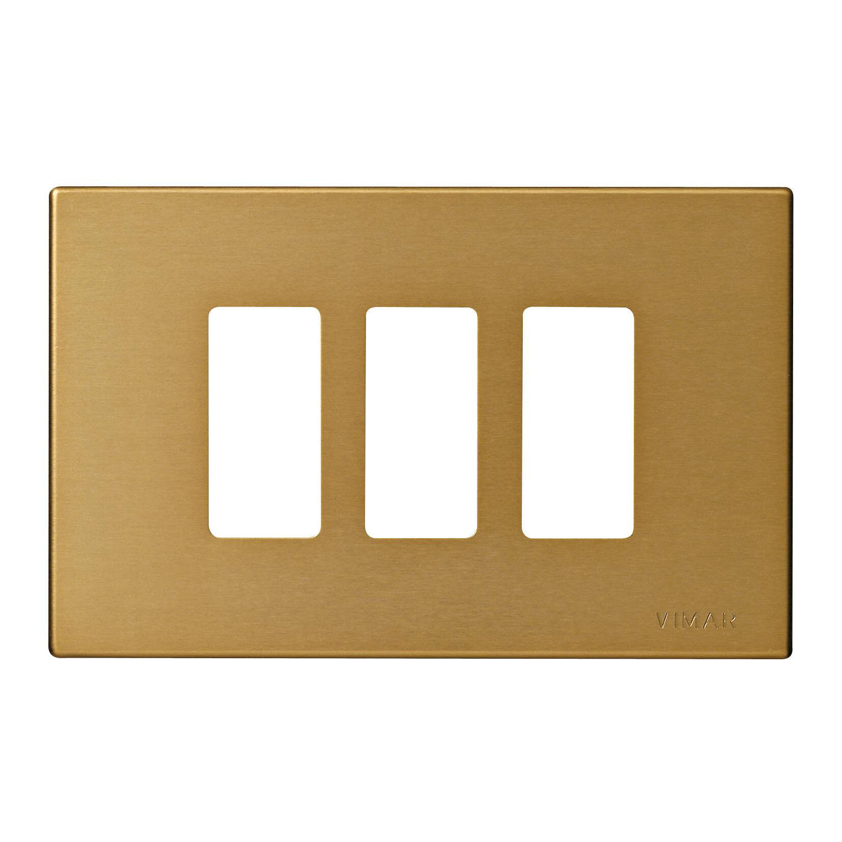 Placca 3 moduli serie 8000 VIMAR bronzo | Leroy Merlin