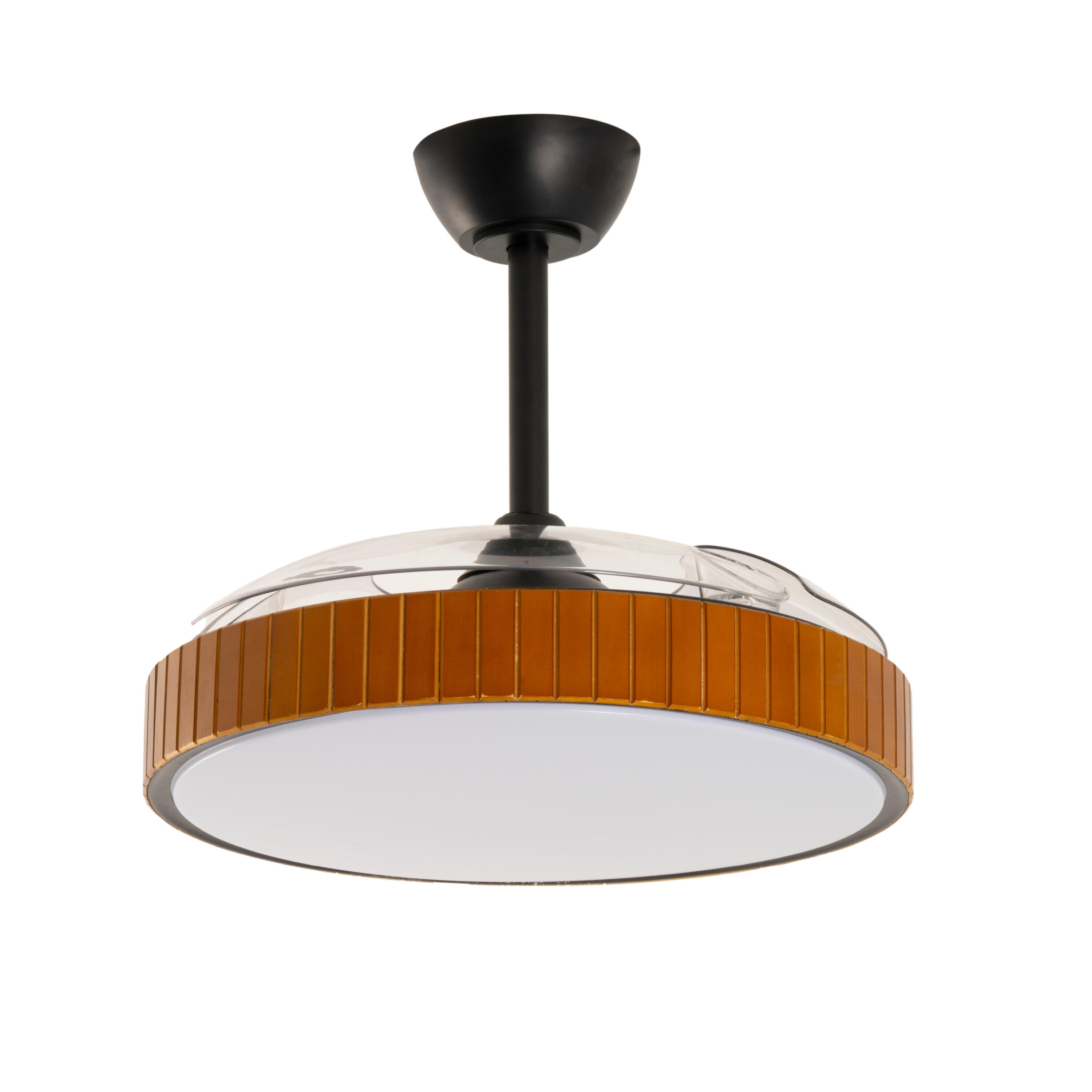 Ventilateur de plafond LED, Wish, 106 cm, FORLIGHT, bois | Leroy Merlin