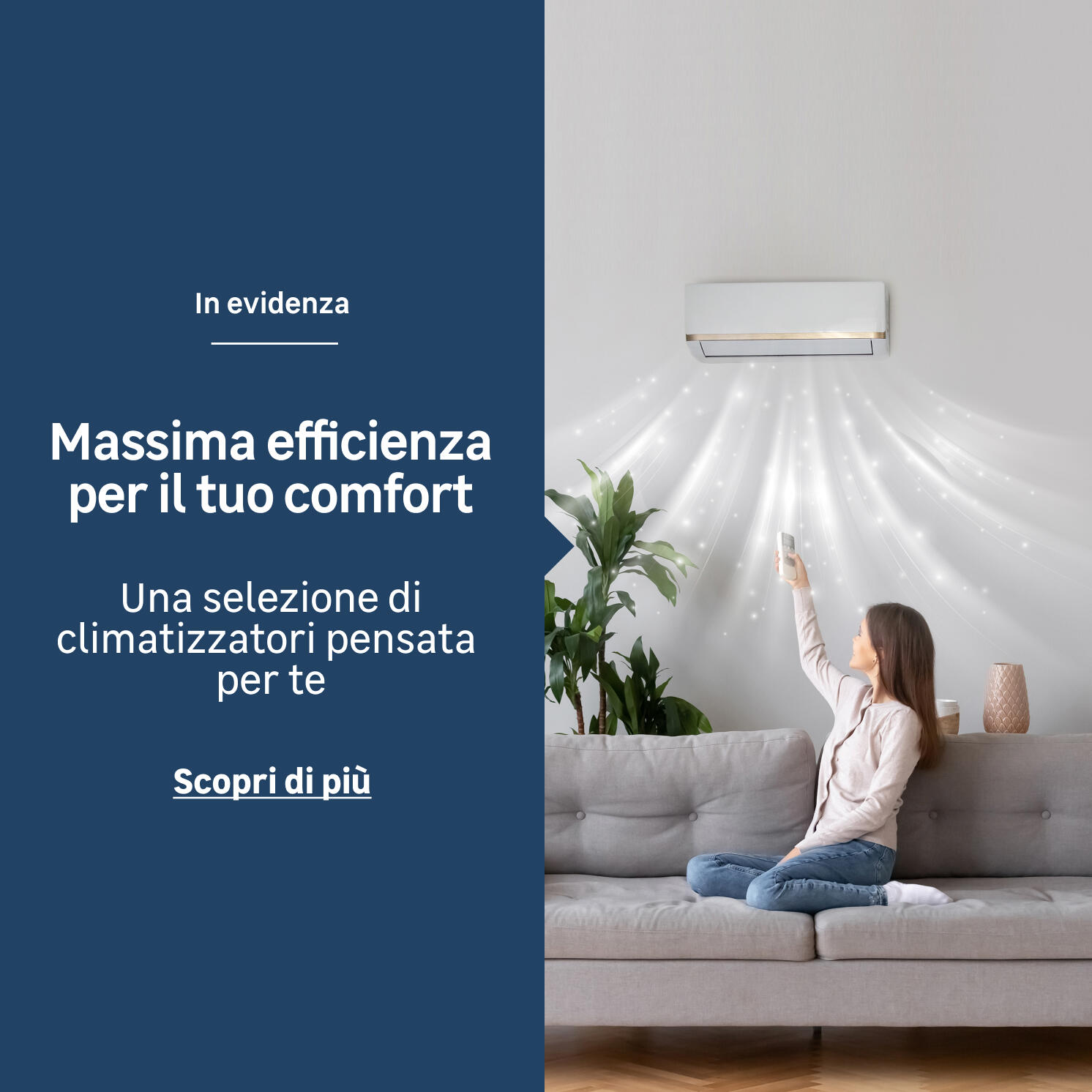 Climatizzatori ad alta efficienza energetica | Leroy Merlin
