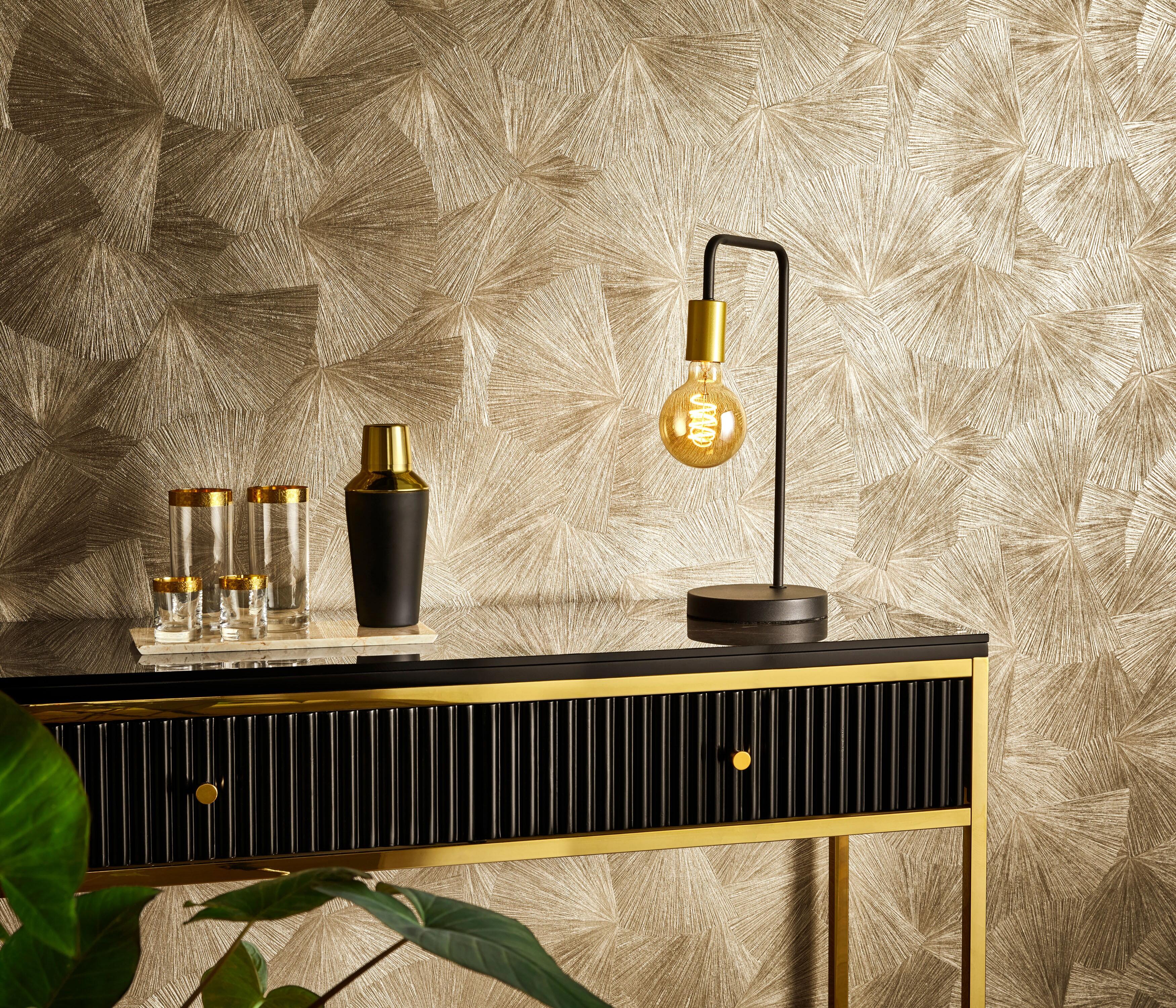 Papel pintado vinilo aplicación cola en pared Naturaleza beige, marrón ...