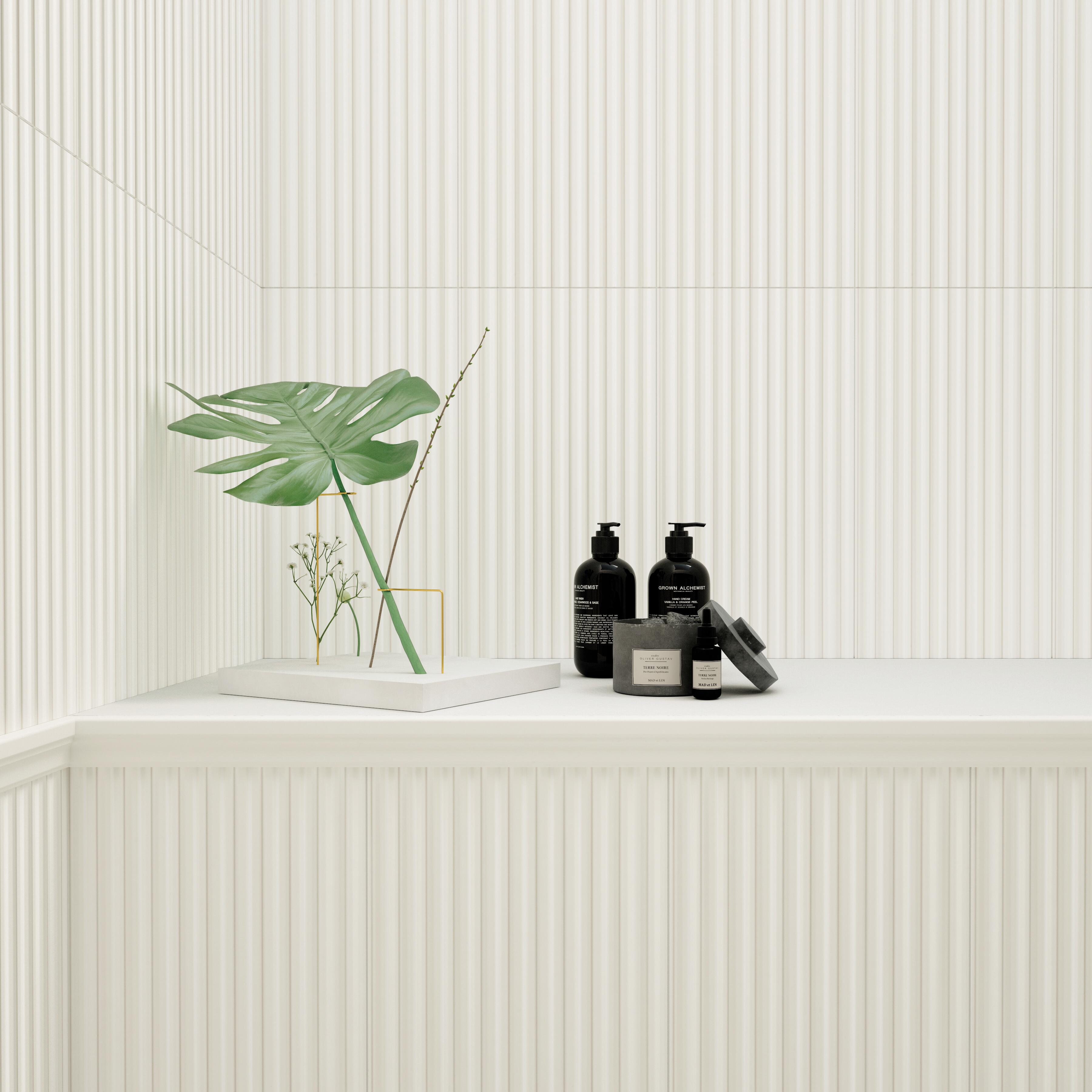 Piastrella da rivestimento interno rettificato New Classic Rigato in ...