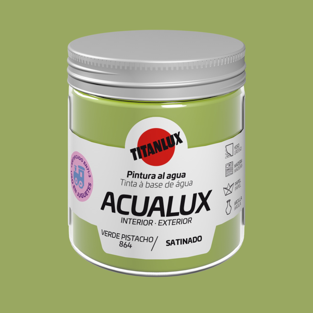 Pinturas verdes satinadas: compra online | Leroy Merlin