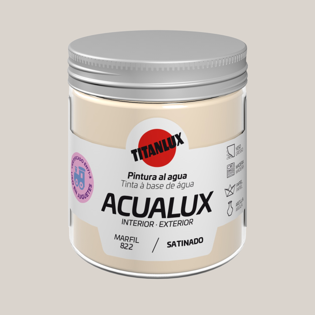 Pintura color marfil: cobertura y fácil aplicación