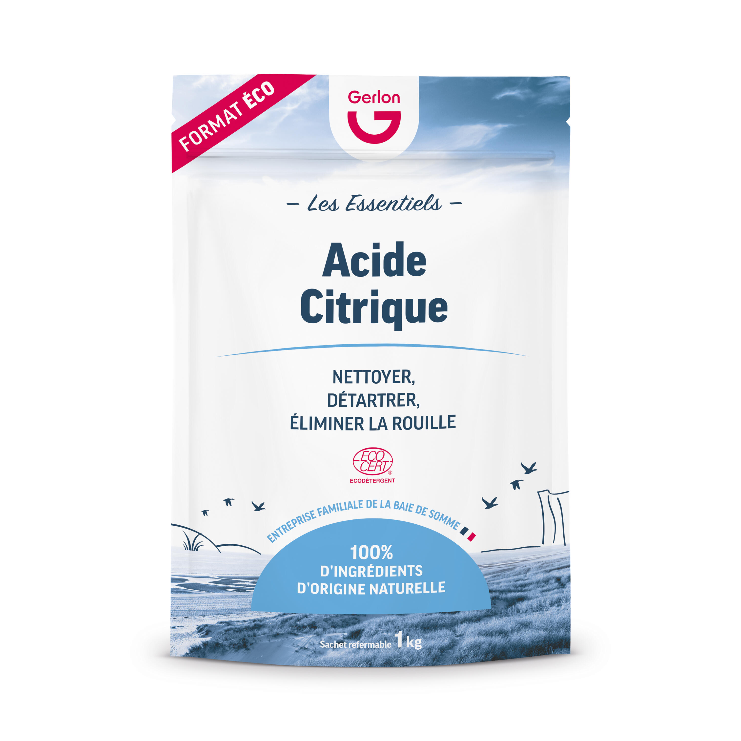 Acide citrique LES ESSENTIELS, 1Kg | Leroy Merlin