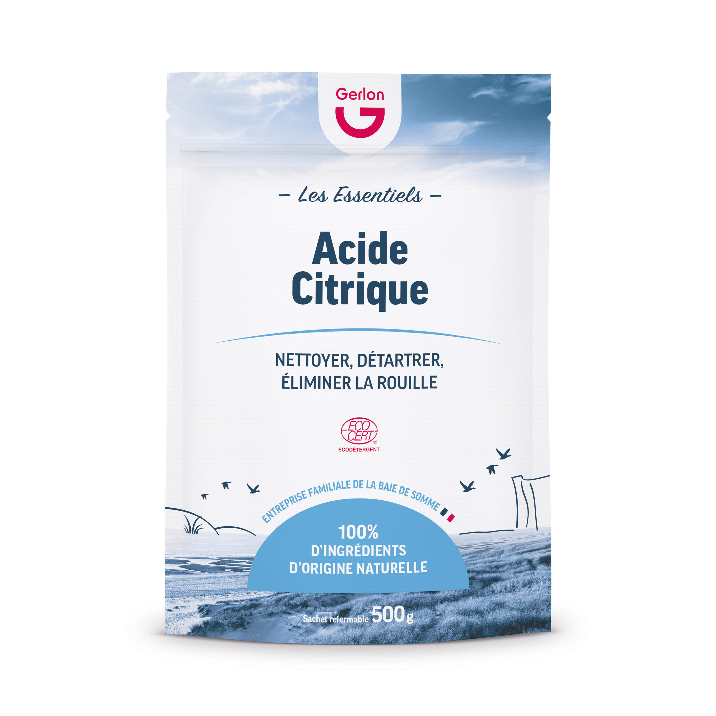 Acide citrique LES ESSENTIELS, 500g | Leroy Merlin