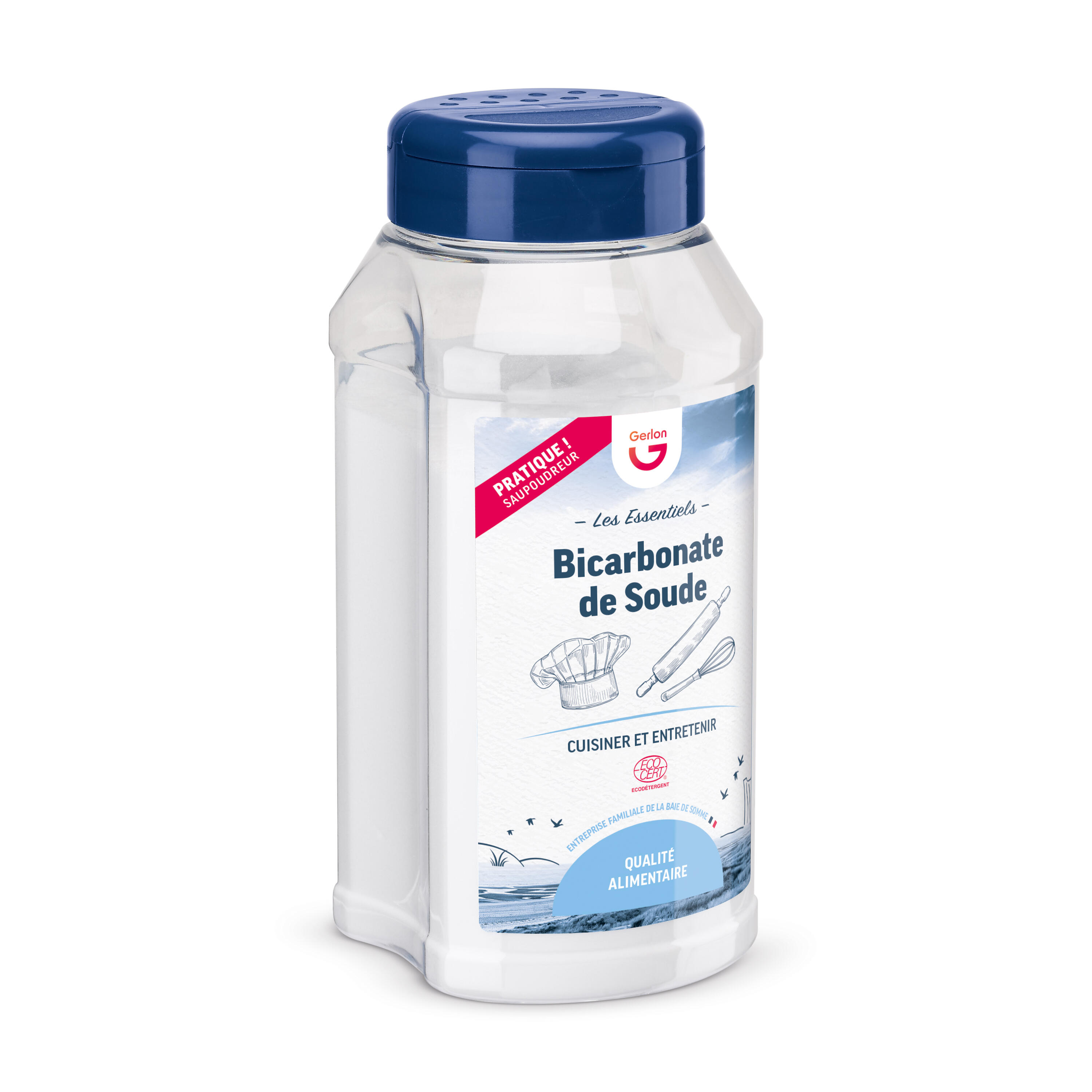Bicarbonate de soude LES ESSENTIELS Polyvalent, qualité alimentaire ...
