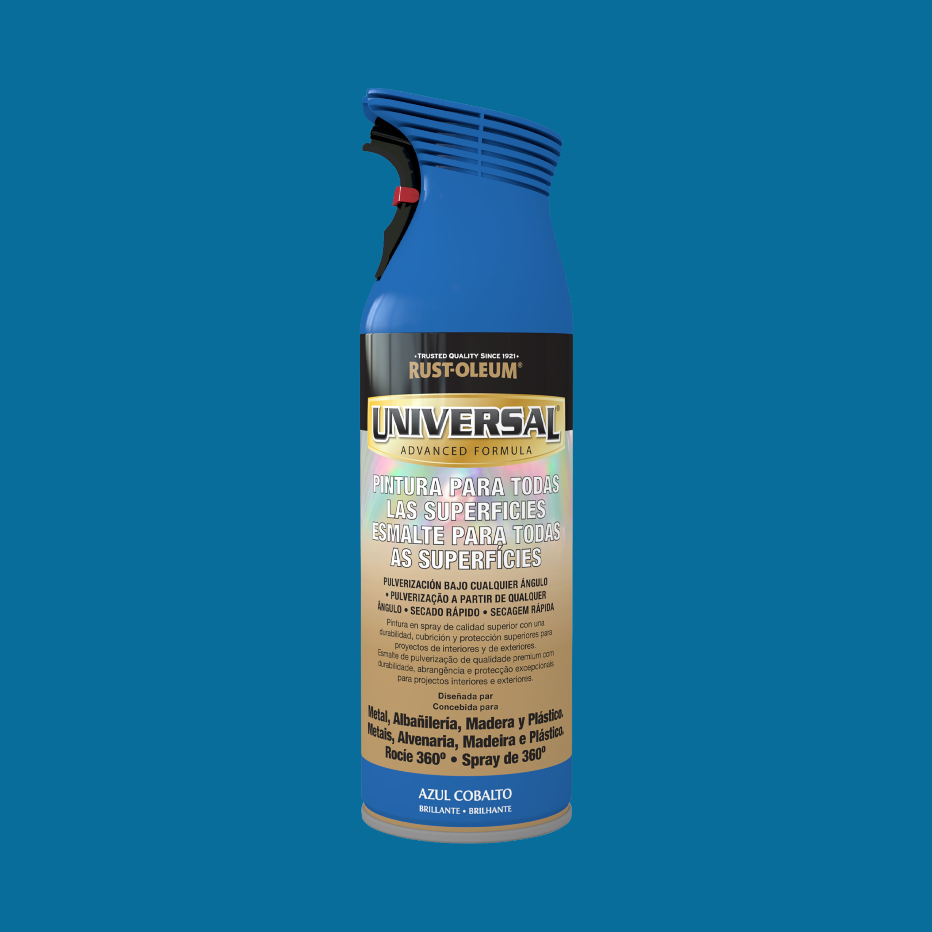 Spray pintura RUST-OLEUM universal brillante 400ml azul cobalto | Leroy ...