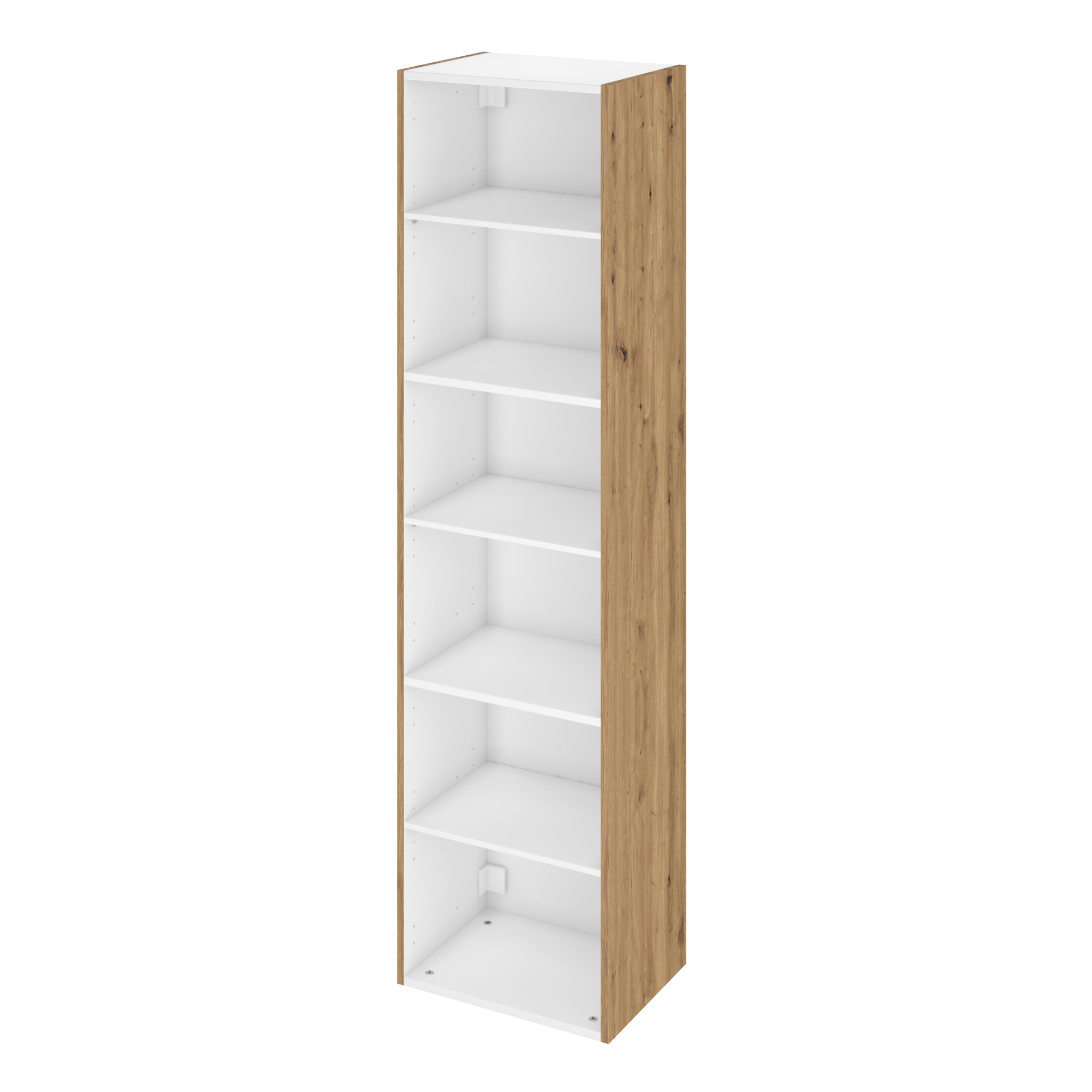 Caisson colonne l.45 x H.173 x P.33 cm effet chêne doré Remix | Leroy ...