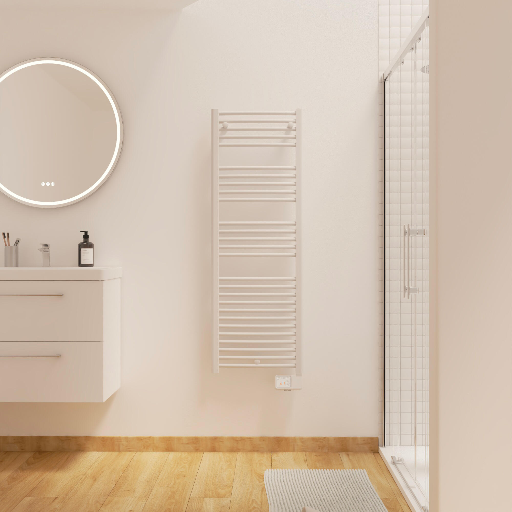 Sèche-serviettes électrique à inertie fluide Kaltar II EQUATION 750W ...