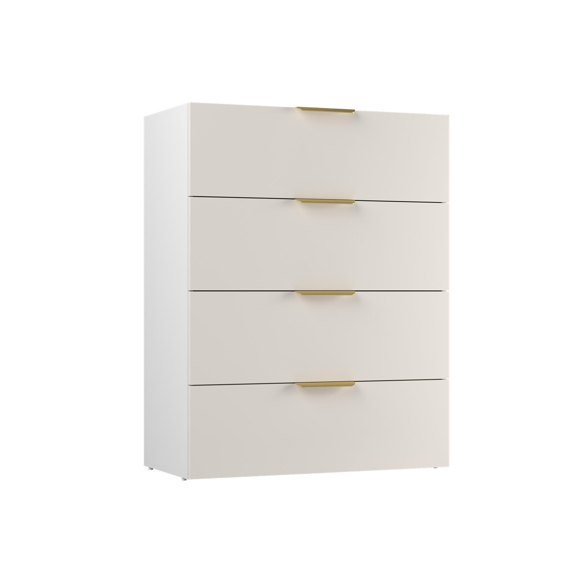 Commode SPACEO Evo'M façade Vienne Lin/caisson blanc H.102,4x L.80 x P ...