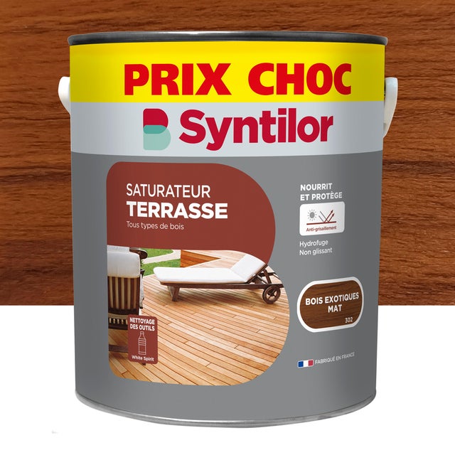 Entretien terrasse en bois exotique au meilleur prix | Leroy Merlin