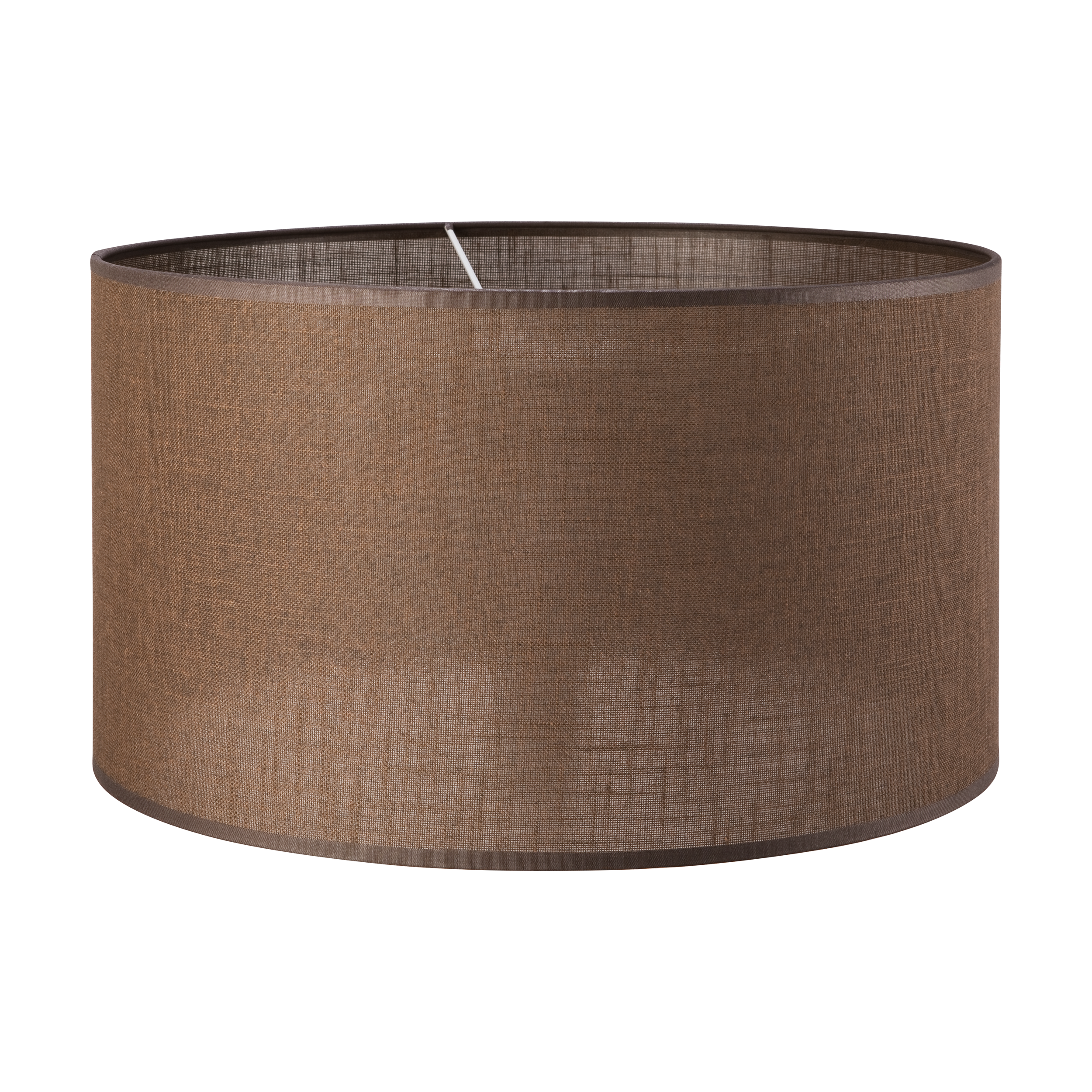 Abażur Cama L brązowy walec 35 x 20 cm Lamkur - Leroy Merlin